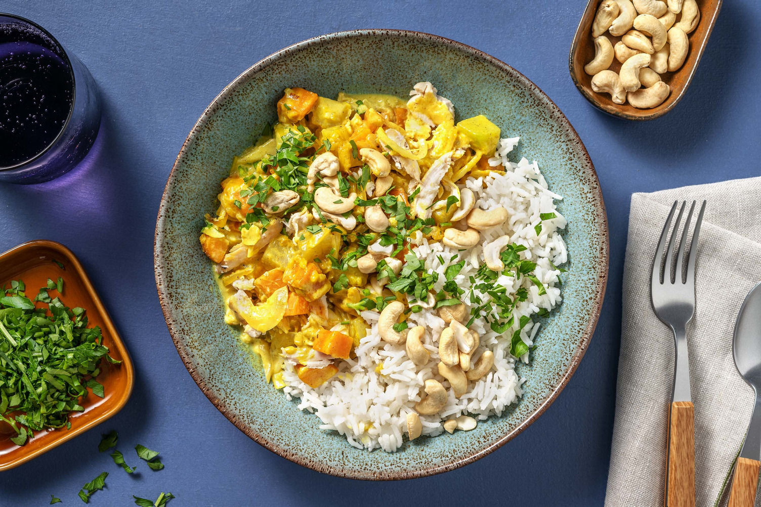 Pulled Chicken in creamy Curry Rezept | HelloFresh