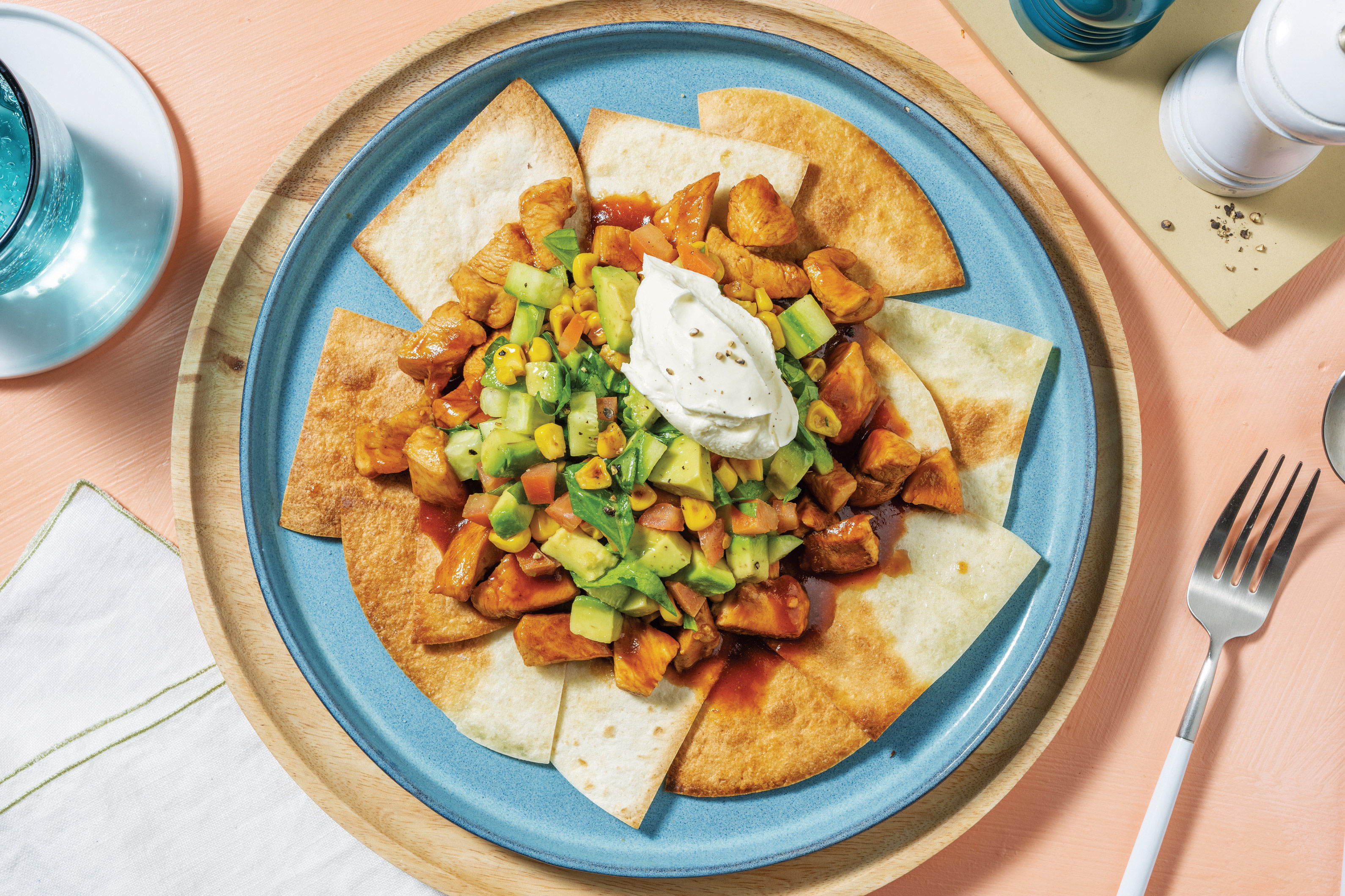 American BBQ Chicken & Tortilla Chips Recipe | HelloFresh