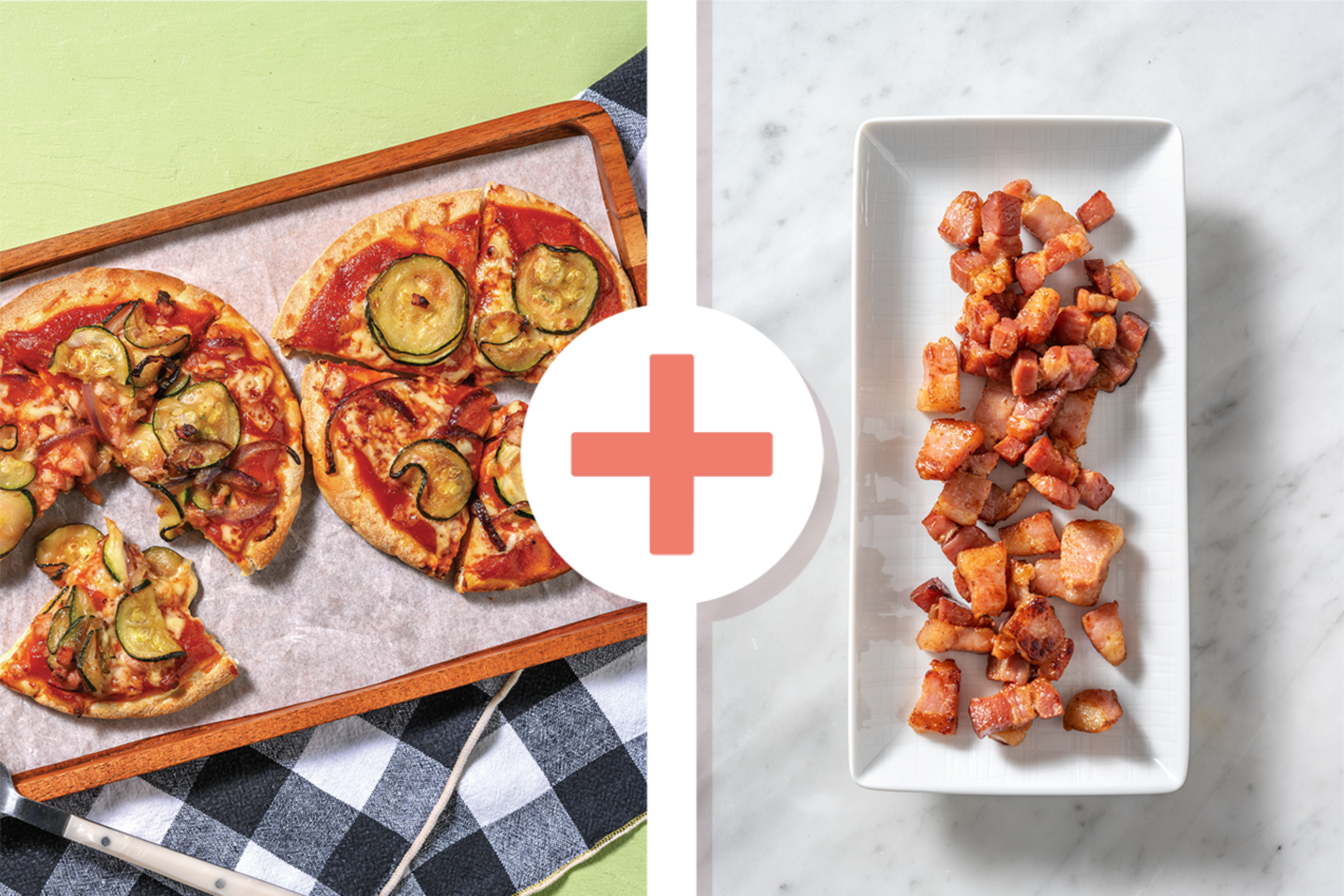 BBQ Double Bacon & Cheddar Flatbread Pizza Recipe | HelloFresh