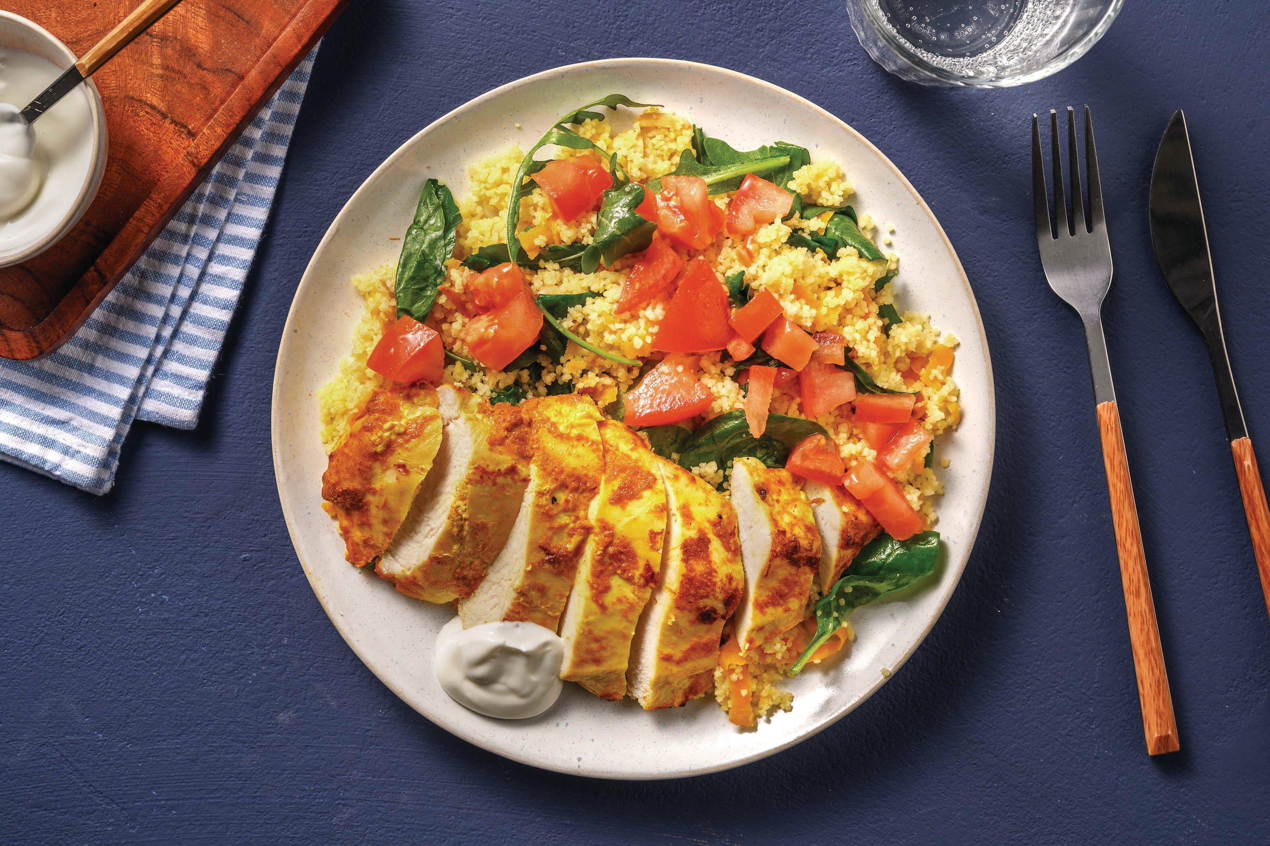 Chermoula Chicken & Carrot Couscous Recipe | HelloFresh
