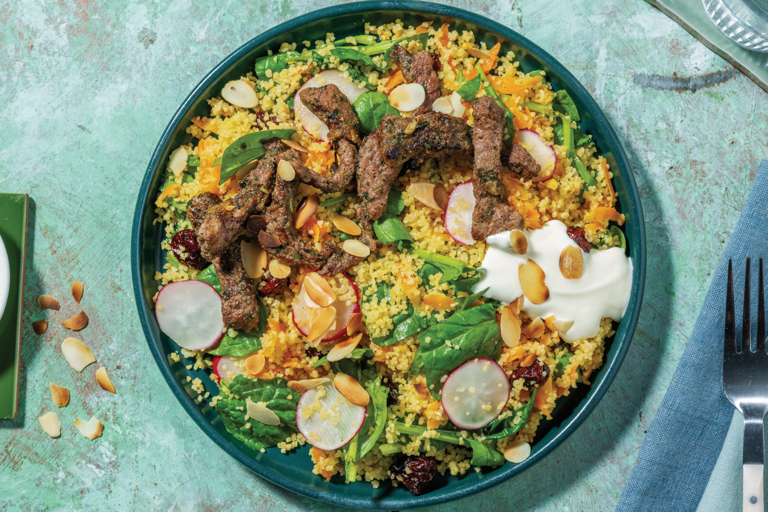 HelloHero: Spiced Beef & Jewel Couscous Recipe | HelloFresh