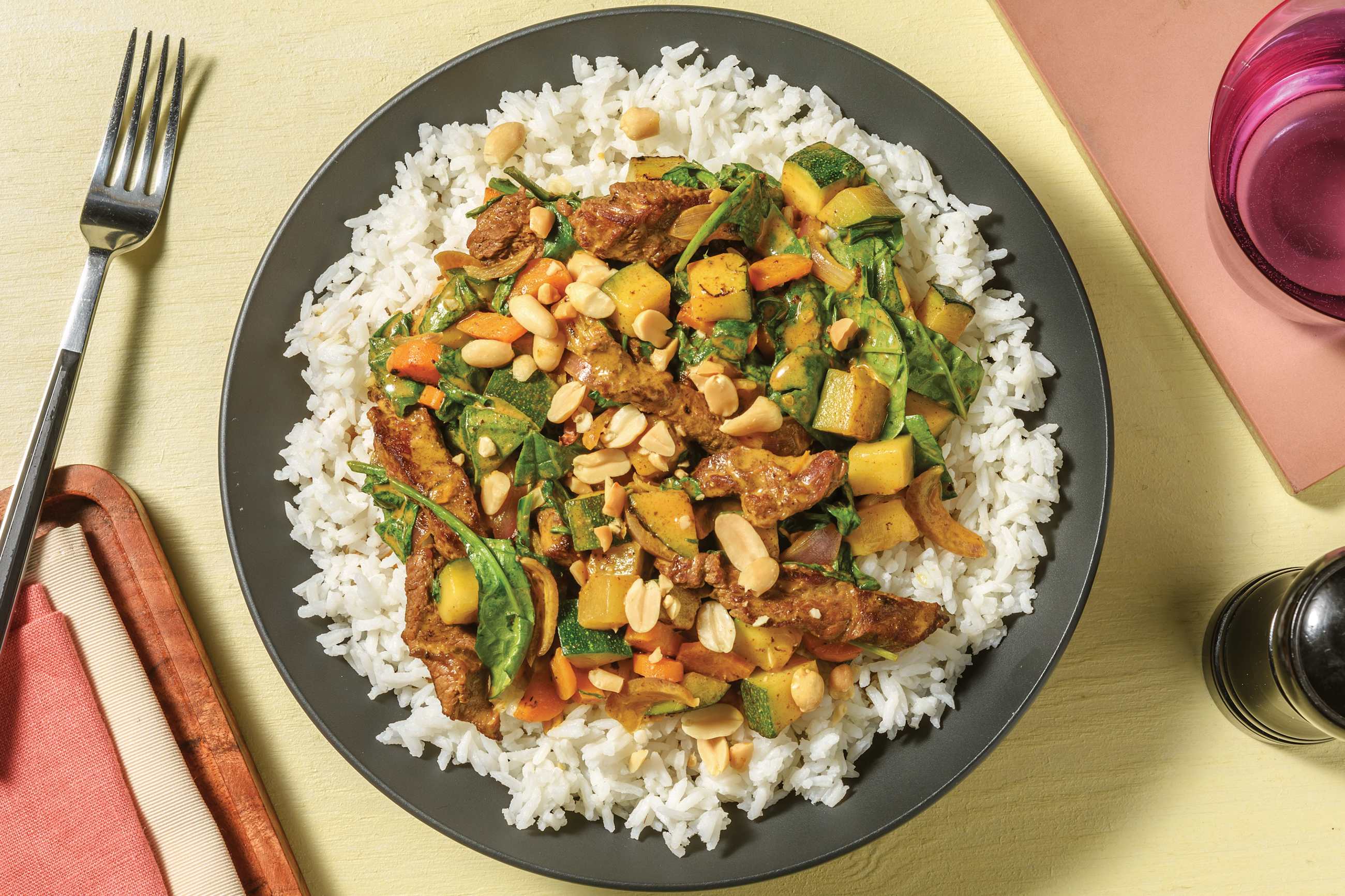 Quick Mumbai Beef & Coconut Curry Recipe | HelloFresh