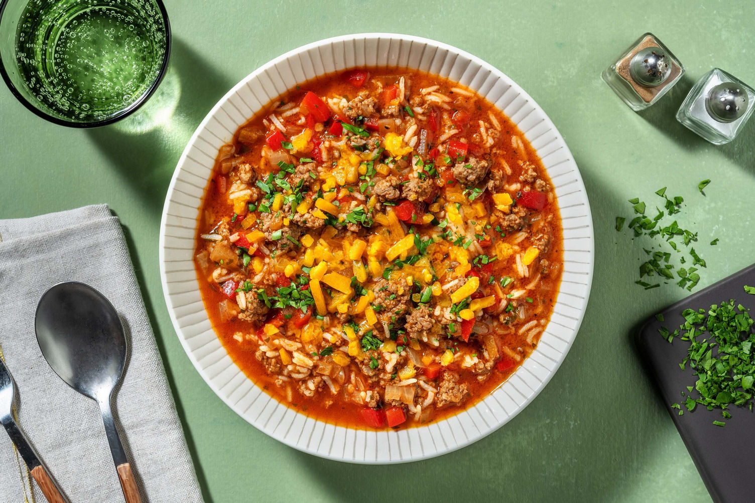 Beef, Rice and Pepper Stew Recipe | HelloFresh