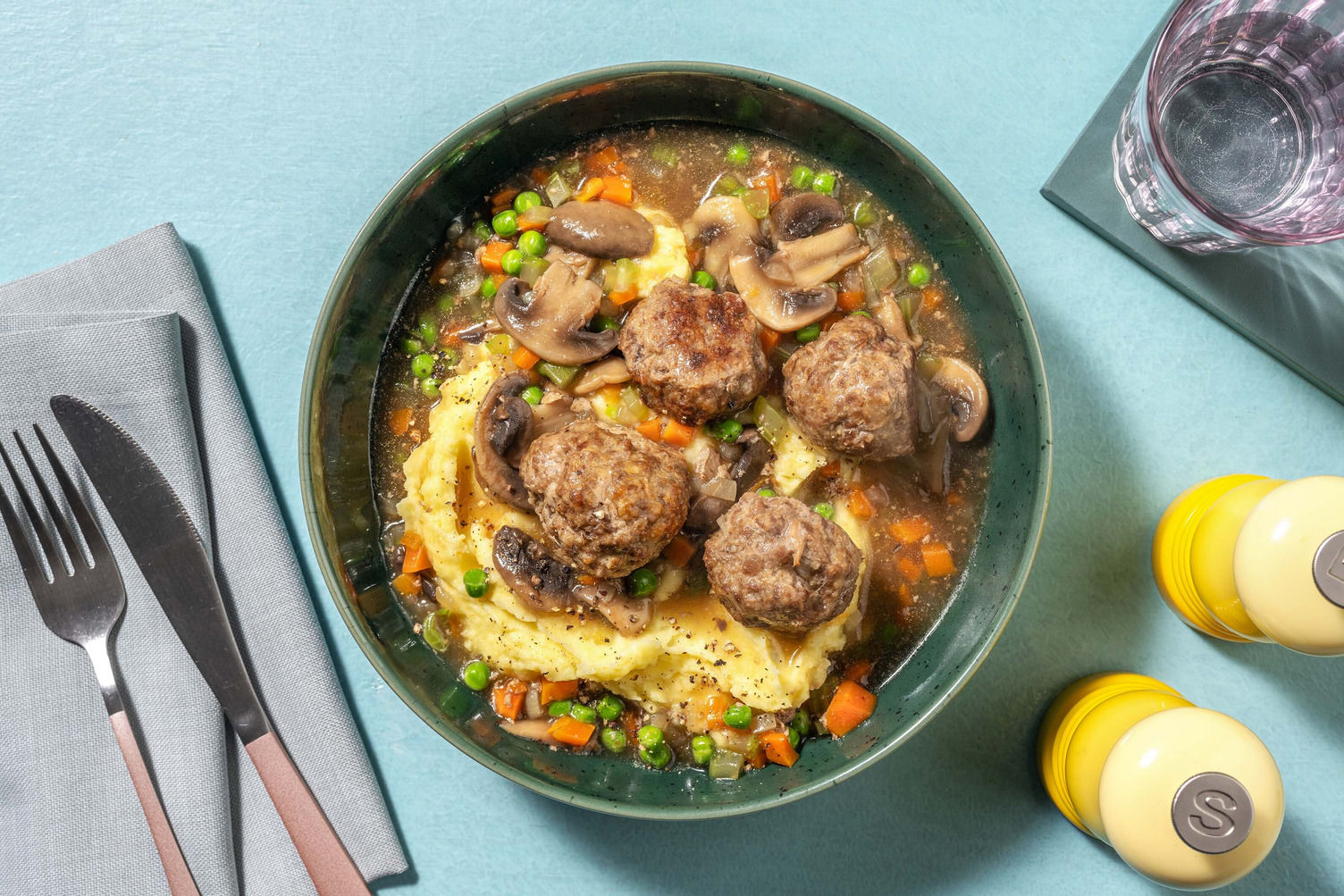 Hearty Meatball and Mushroom Stew Recipe | HelloFresh