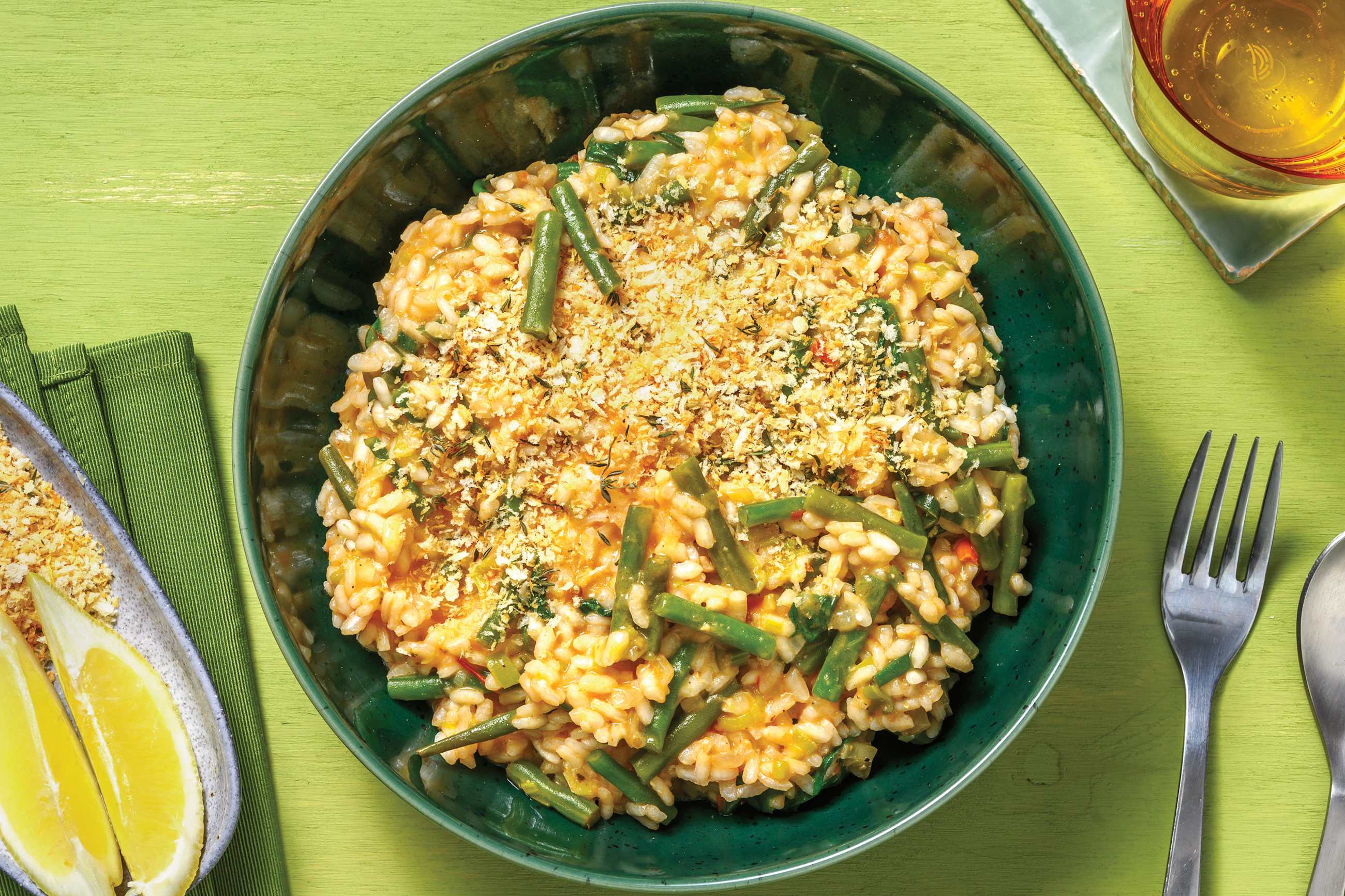 Red Pesto & Veggie Risotto Recipe | HelloFresh