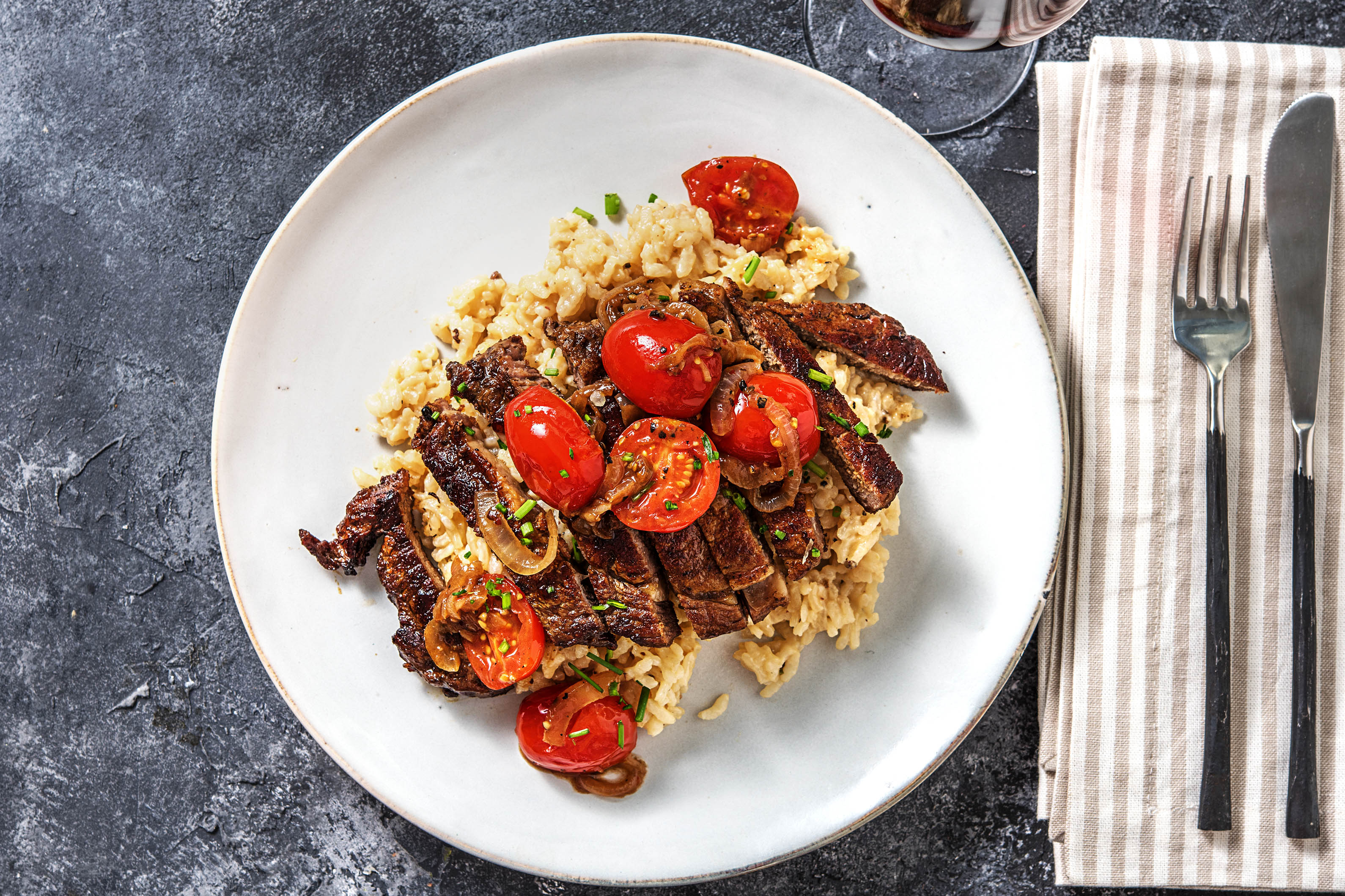 Steak Over Risotto Recipe | HelloFresh