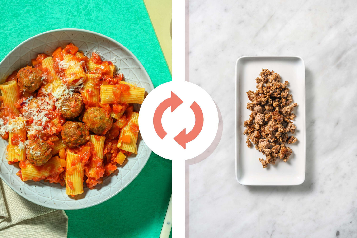 Rigatoni and Mini Turkey Meatballs Recipe | HelloFresh
