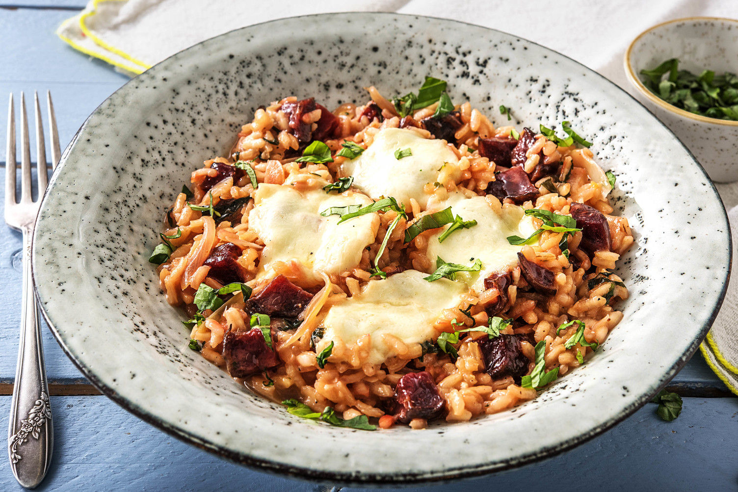 Beet and Basil Risotto Recipe | HelloFresh
