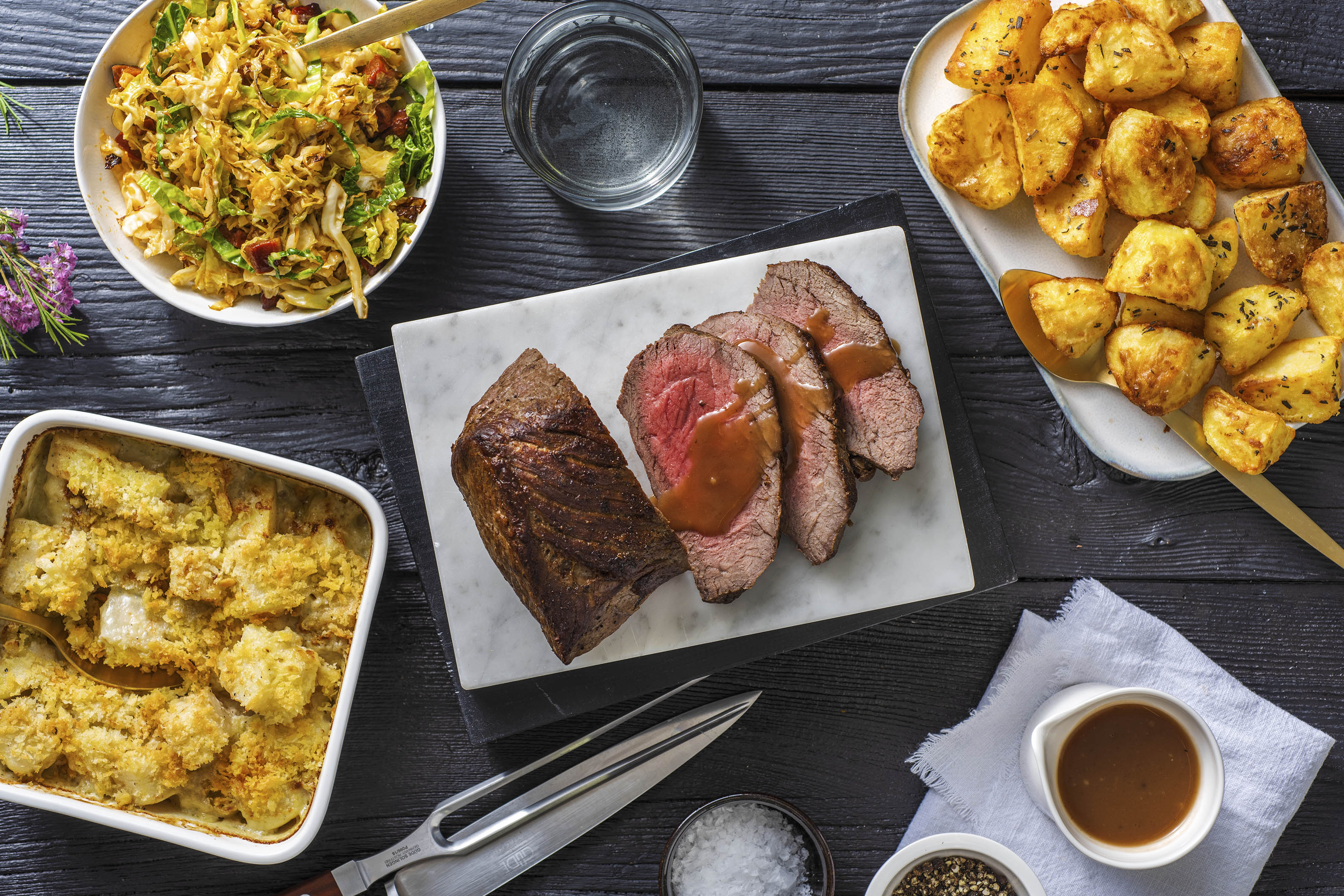 Roast Beef and Redcurrant Gravy Recipe | HelloFresh