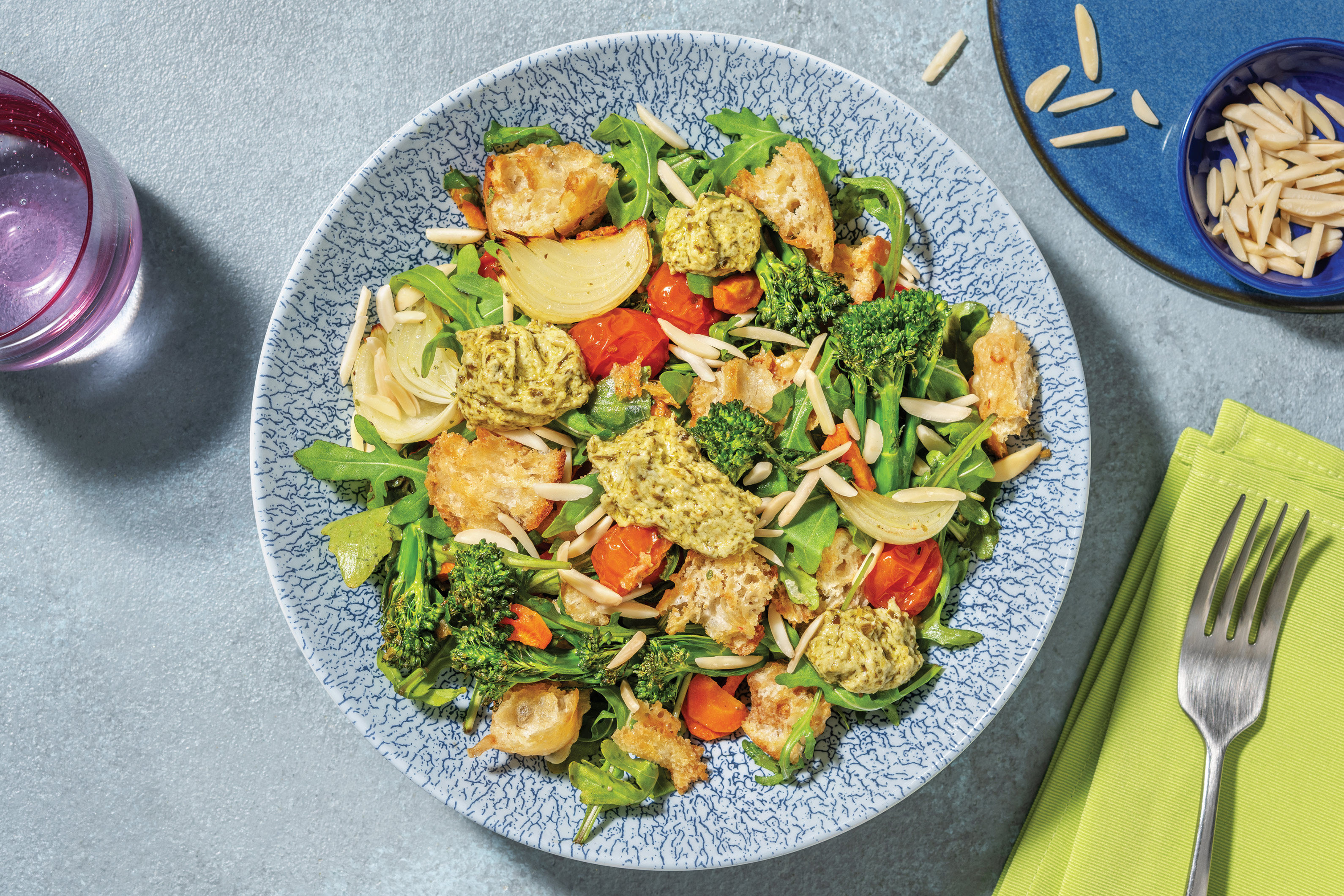 Roast Veggie & Cheesy Crouton Salad Recipe | HelloFresh