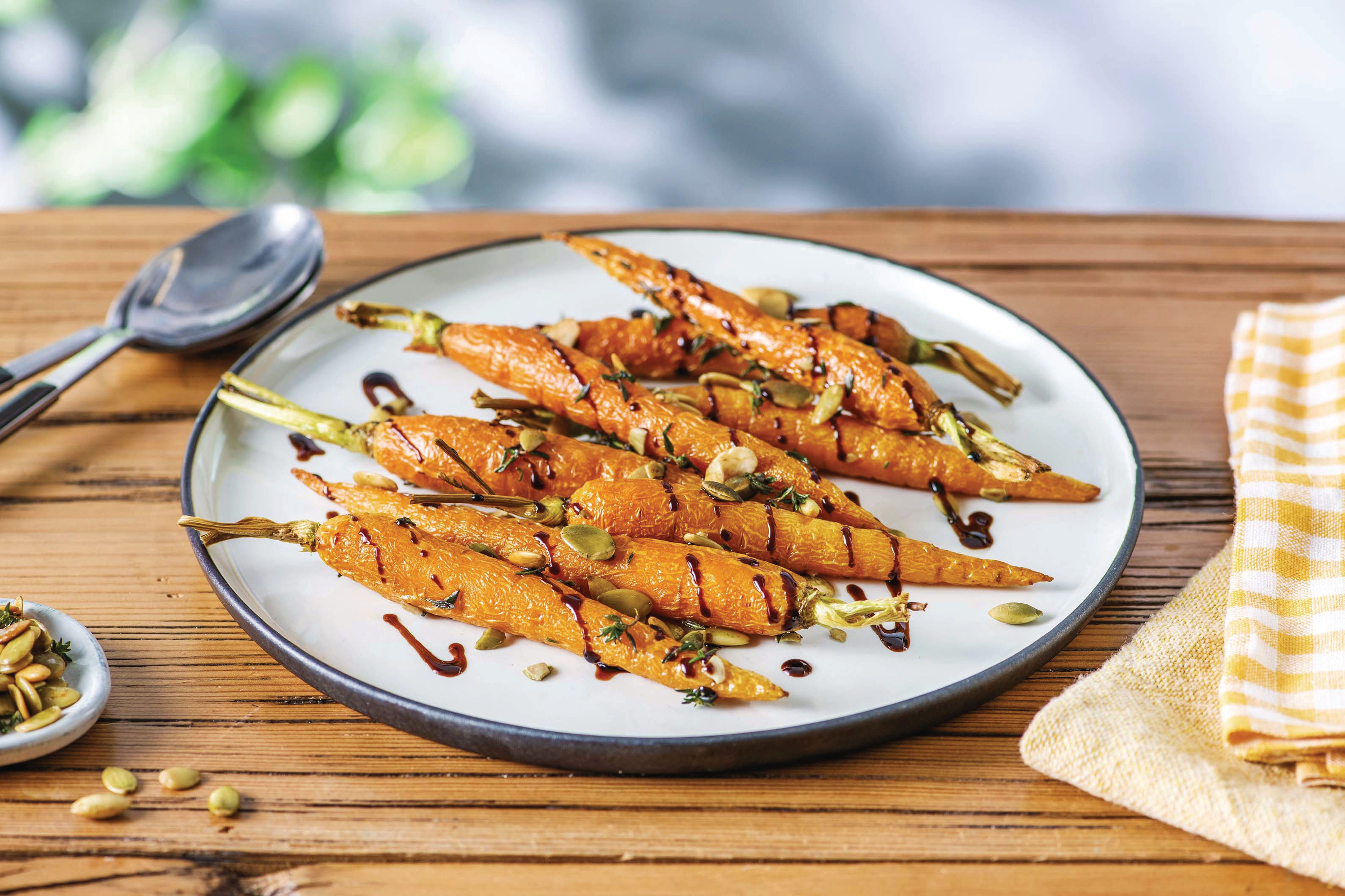Roasted Dutch Carrots & Balsamic Glaze Recipe | HelloFresh
