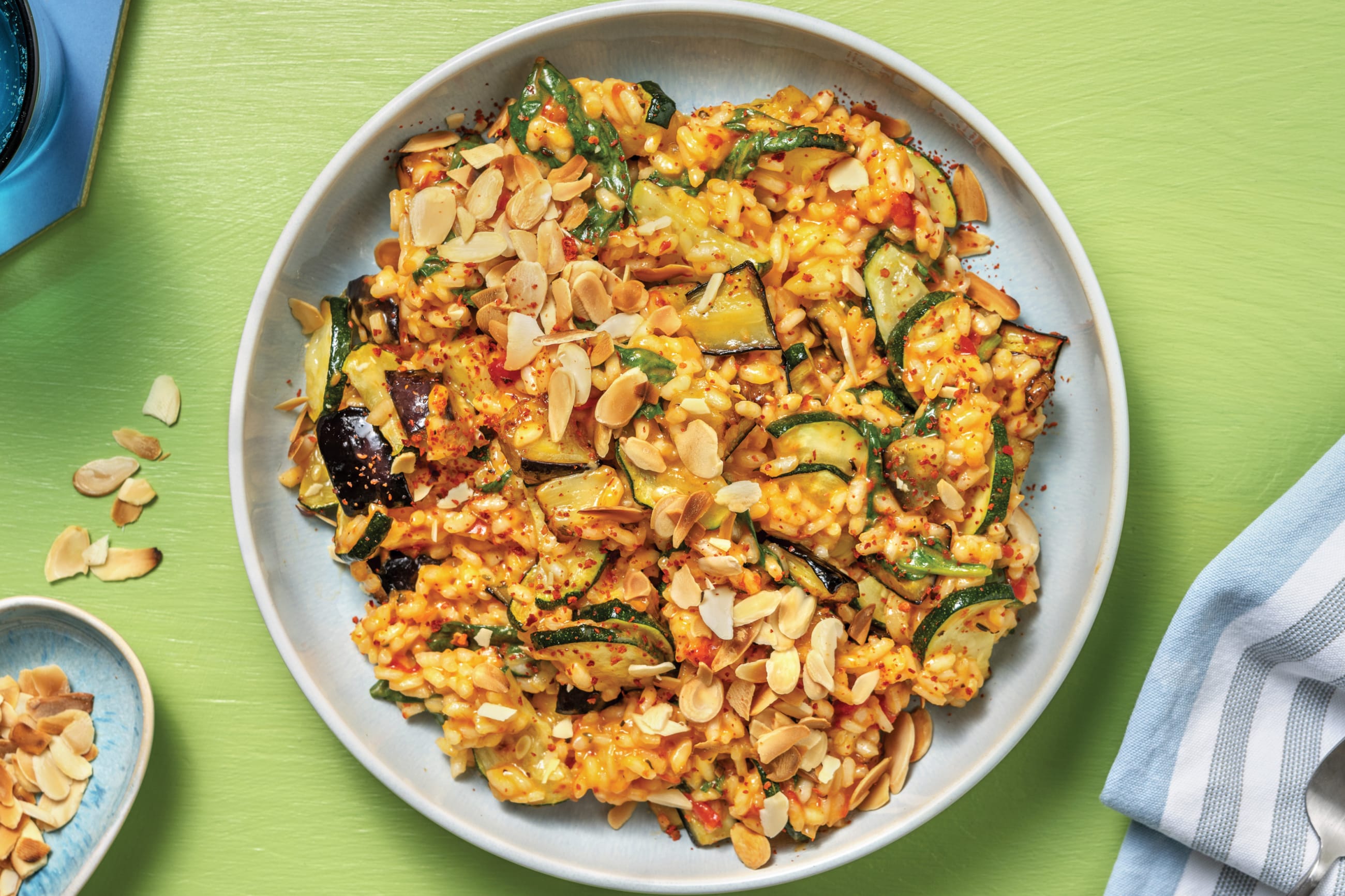 Roasted Eggplant & Chicken Risotto Recipe | HelloFresh