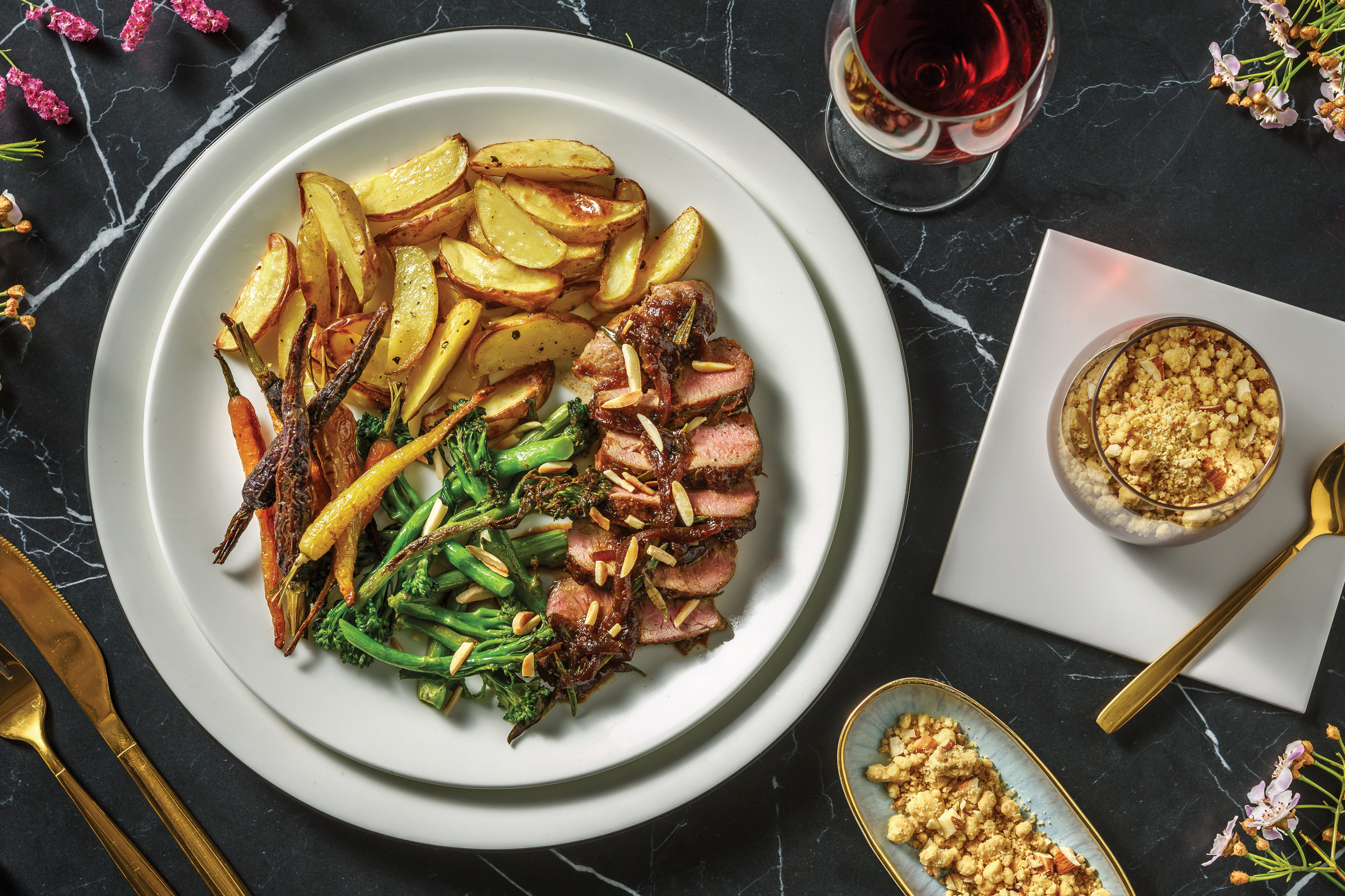 Rosemary & Caramelised Onion Lamb Shortloin Recipe | HelloFresh