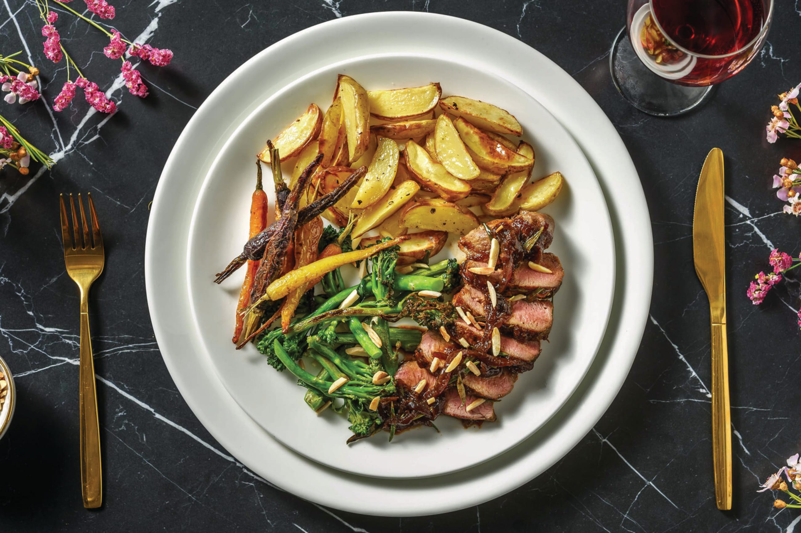 Herby Caramelised Onion Lamb Shortloin Recipe | HelloFresh