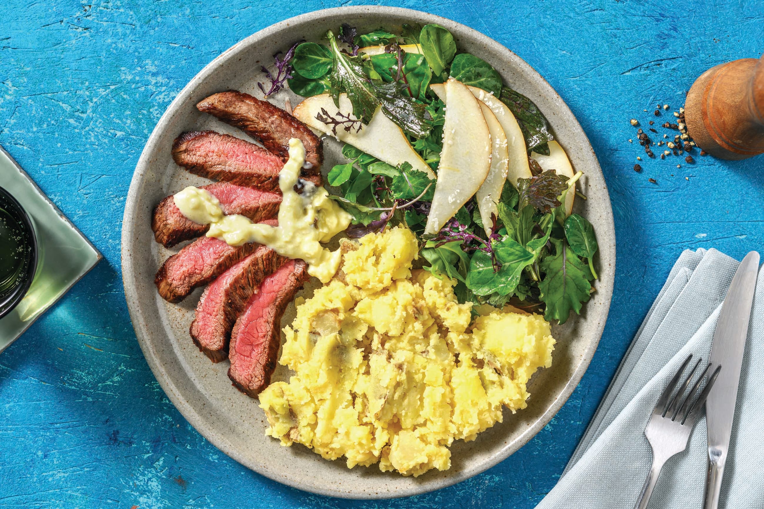 Rump Steak & Garlic Butter Sauce Recipe | HelloFresh