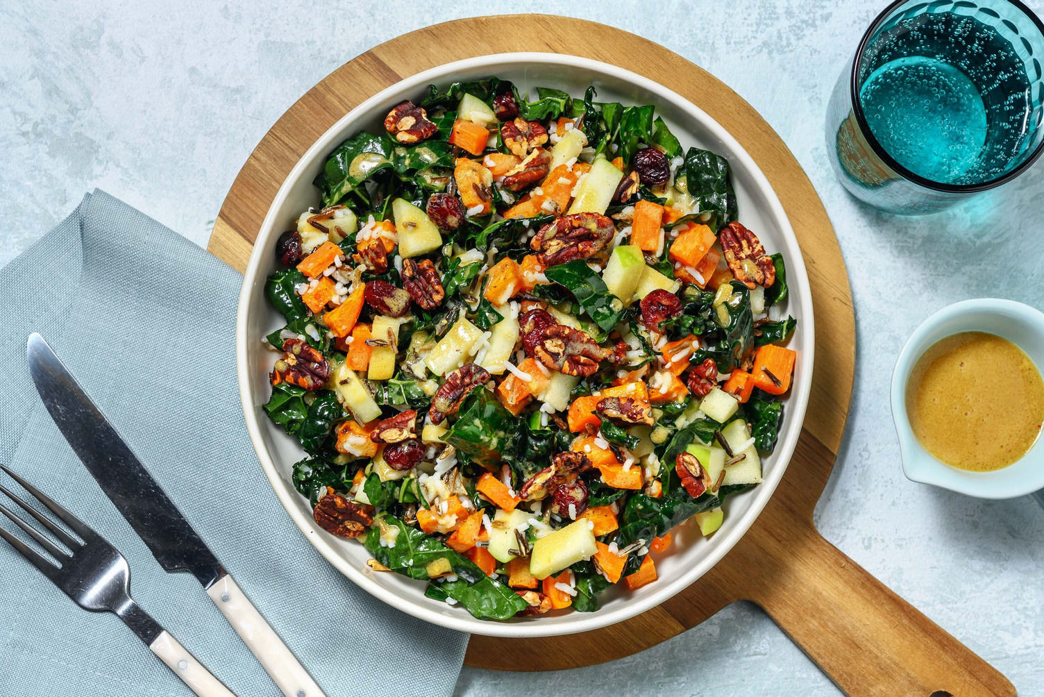 Grain and Kale Harvest Super Salad Recipe | HelloFresh