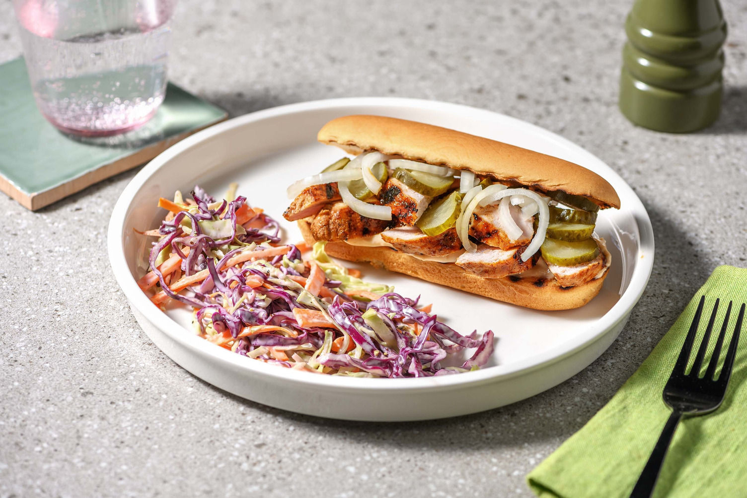 Grilled BBQ Pork Sandwiches Recipe | HelloFresh