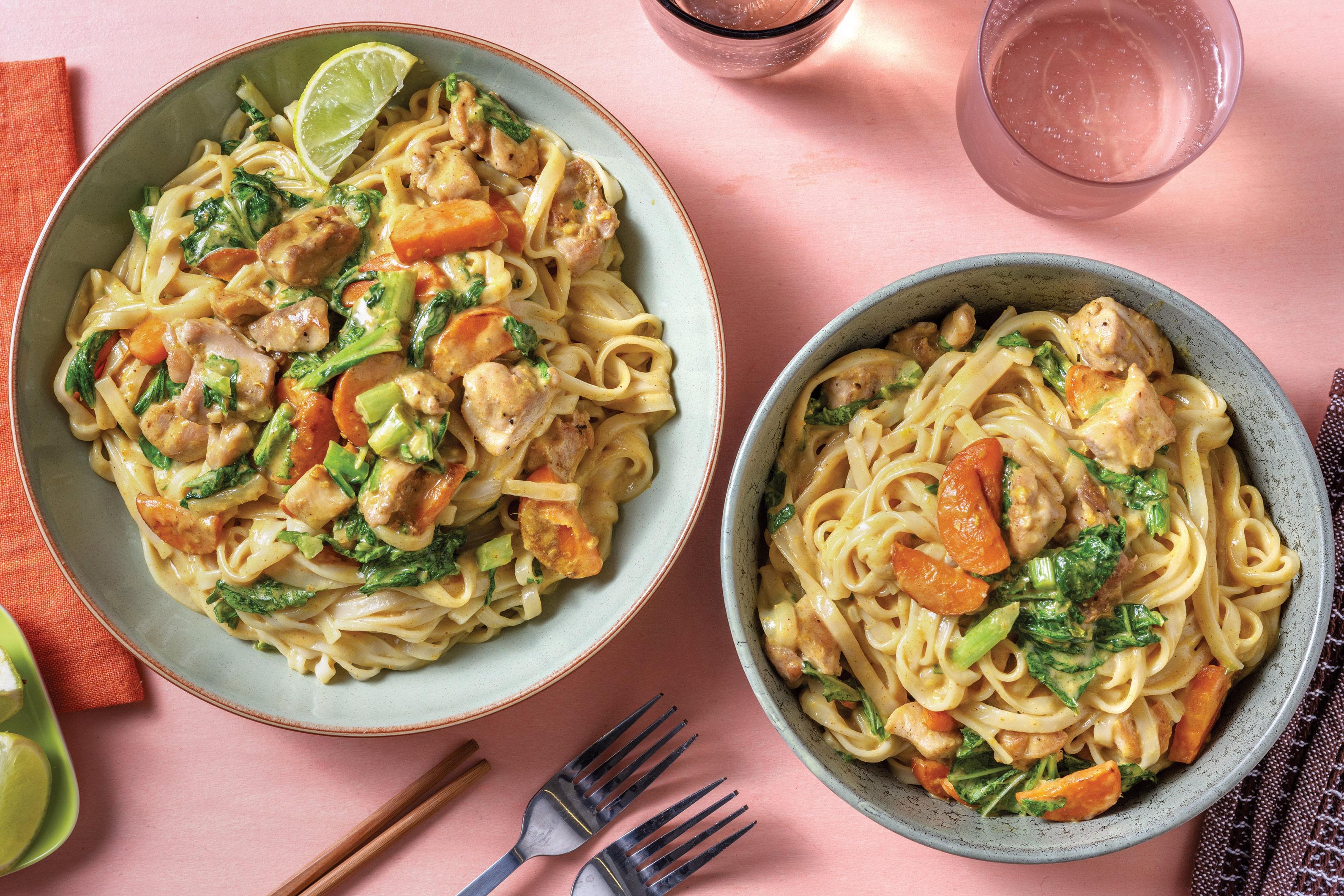 Saucy Coconut & Chicken Noodles Recipe | HelloFresh