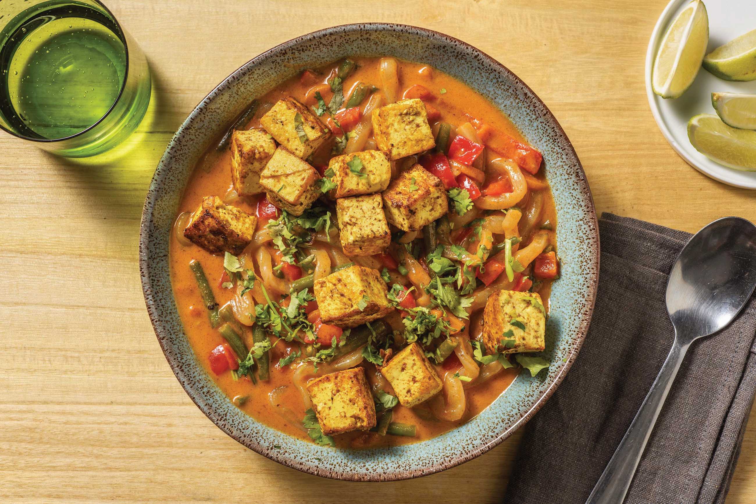 Saucy Coconut Curry Tofu Noodles Recipe | HelloFresh