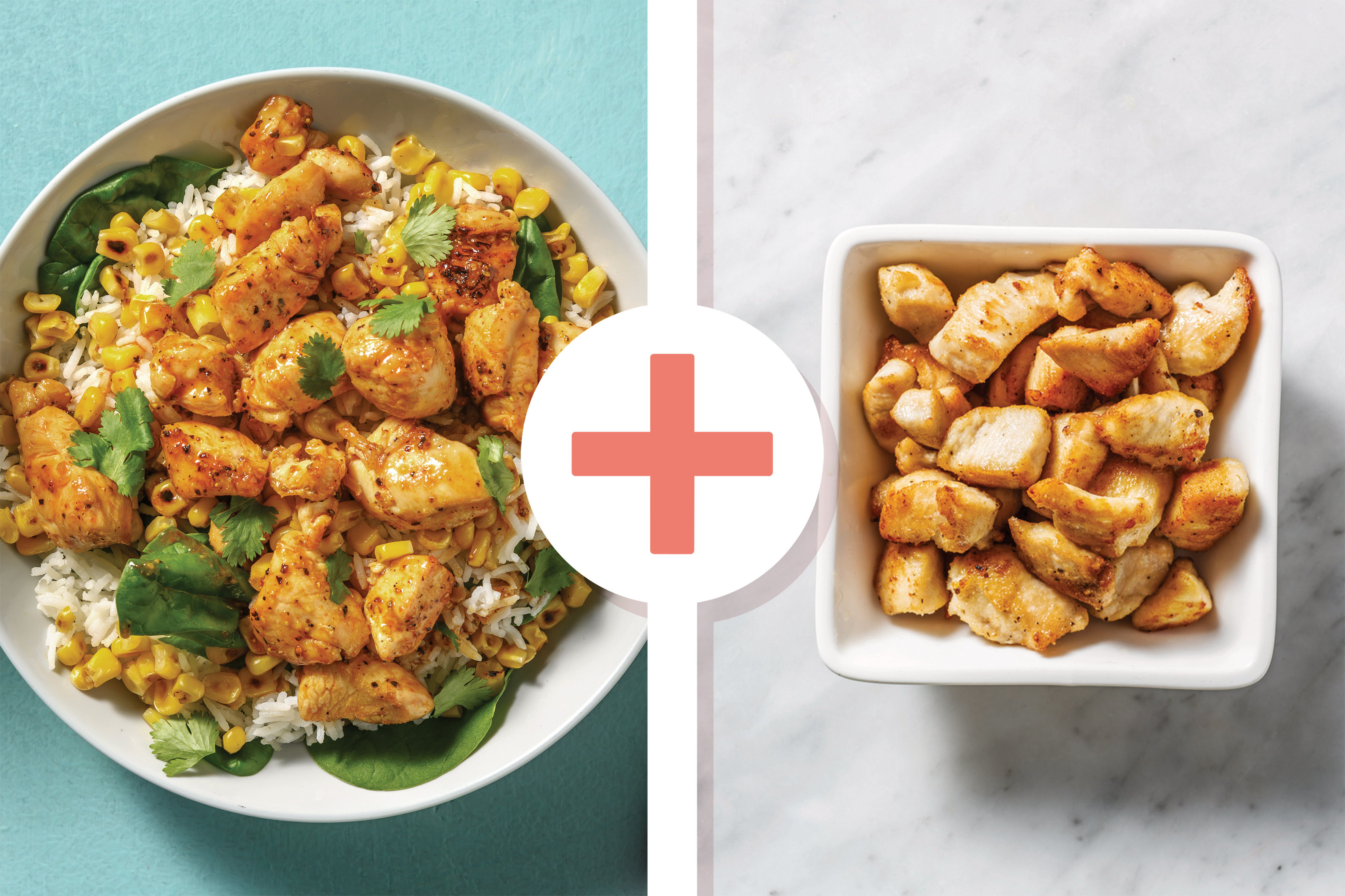 Double Saucy Peri Peri Chicken Rice Bowl Recipe | HelloFresh