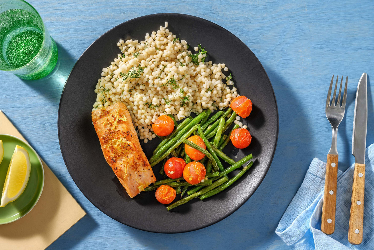Cal Smart Lemon Butter-Basted Salmon Recipe | HelloFresh