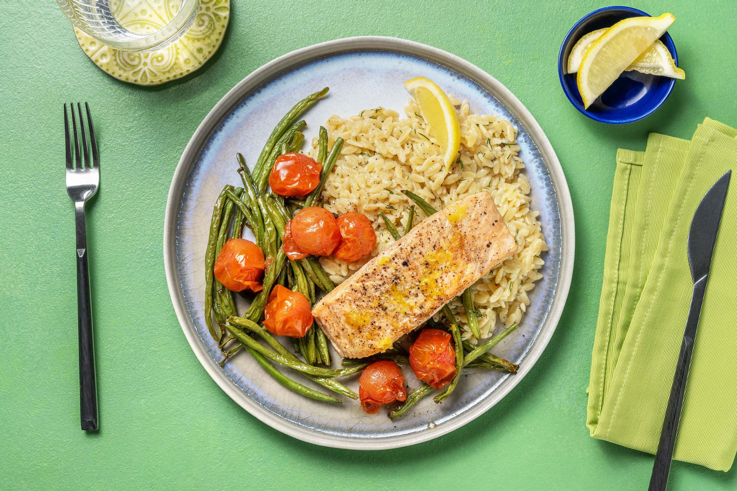 Cal Smart Lemon Butter-Basted Salmon Recipe | HelloFresh
