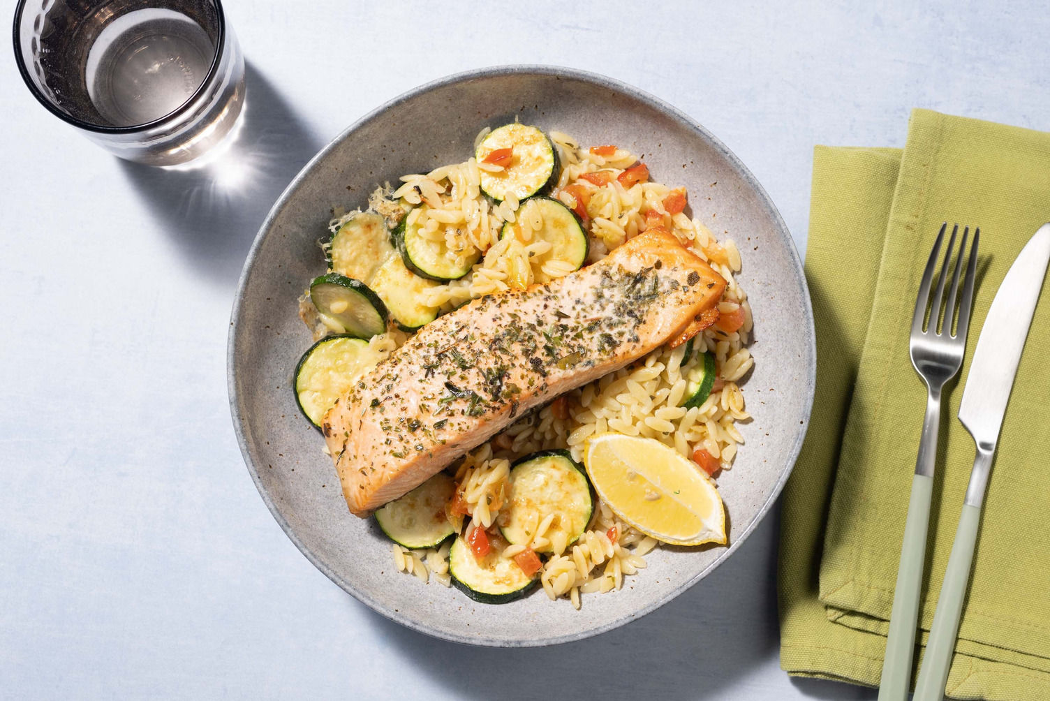 Italian-Seasoned Double Salmon Recipe | HelloFresh