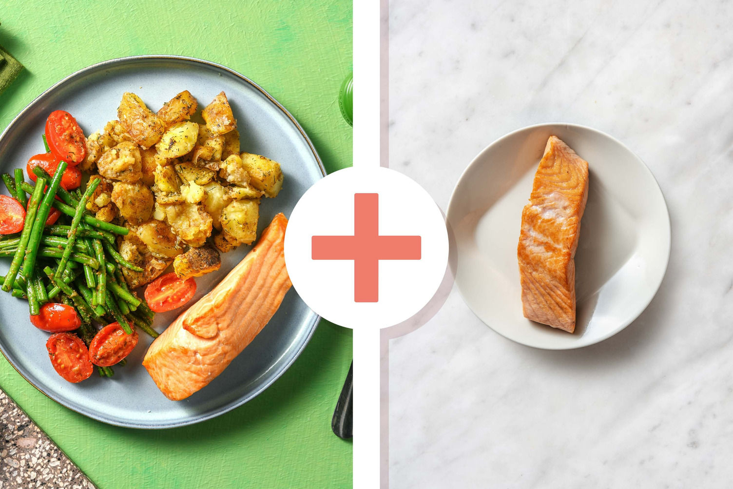 Roasted Double Salmon Recipe | HelloFresh