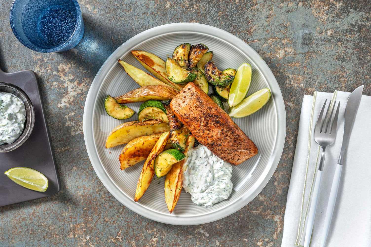 Pan-Seared Greek Salmon Recipe | HelloFresh