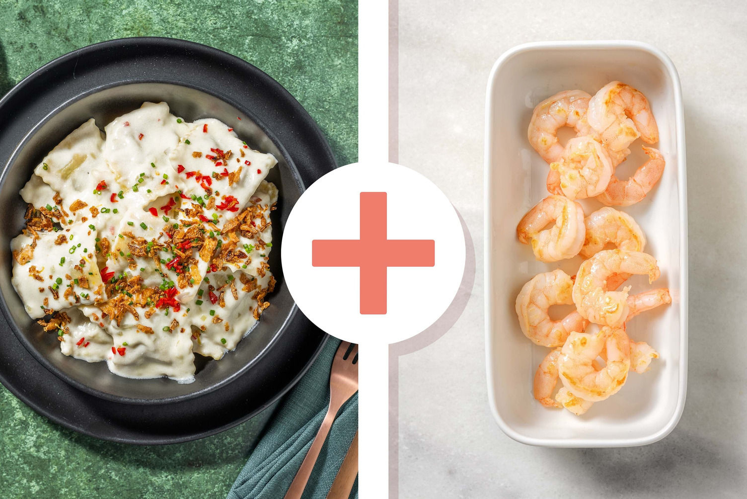 Seafood Ravioli and Shrimp al Limone Recipe | HelloFresh