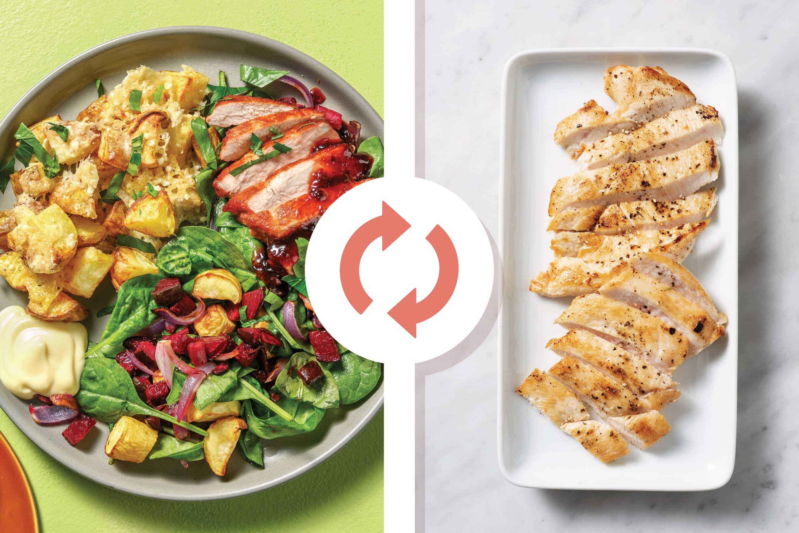 Cherry-Glazed Chicken & Cheesy Potatoes Recipe | HelloFresh