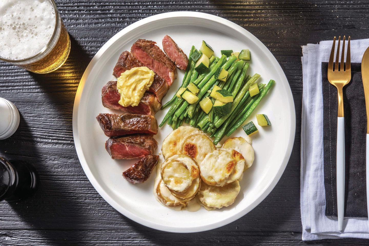 Seared Fillet Steak & Dijon Butter Recipe | HelloFresh