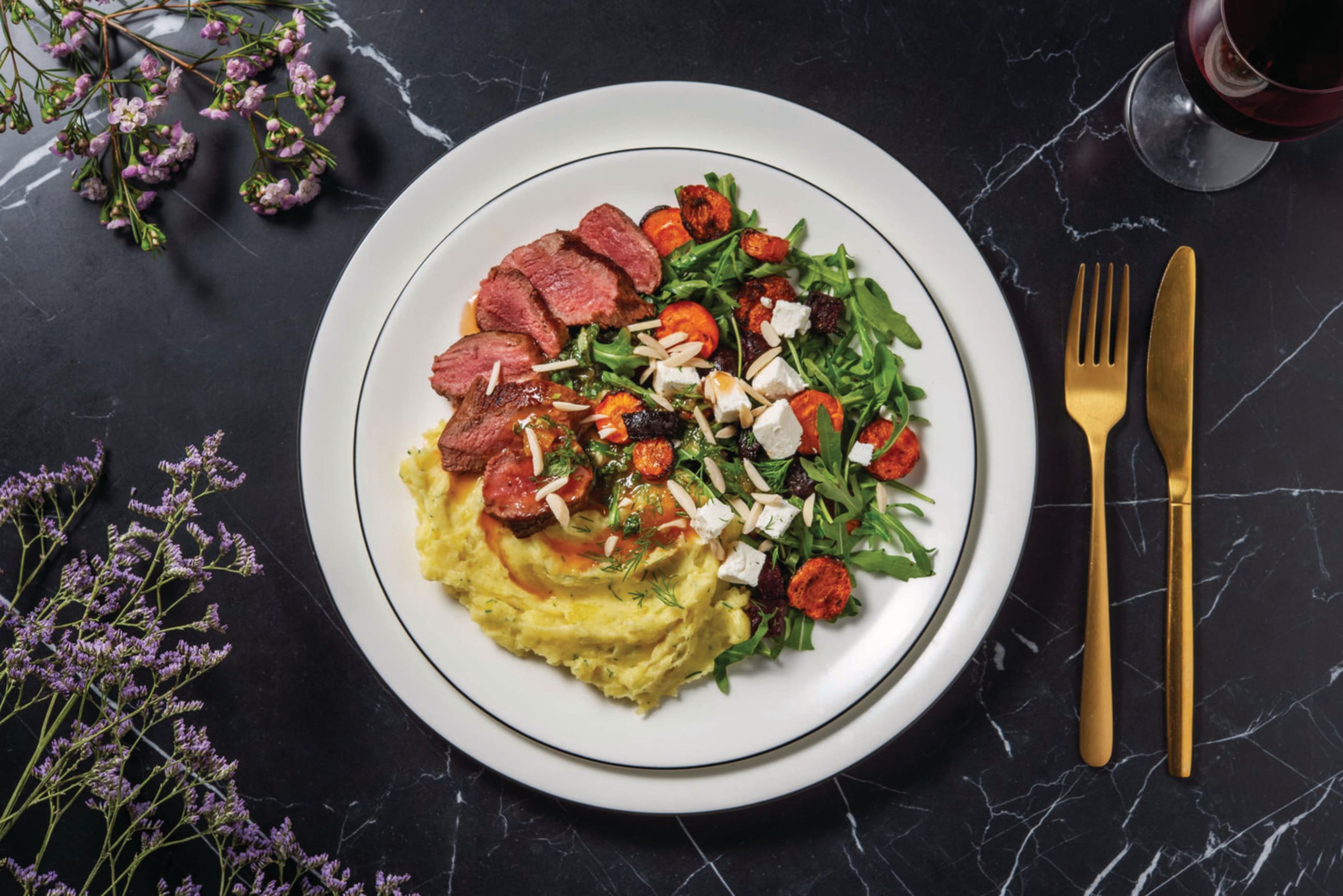 Seared Lamb Backstrap & Parsley Mash Recipe | HelloFresh