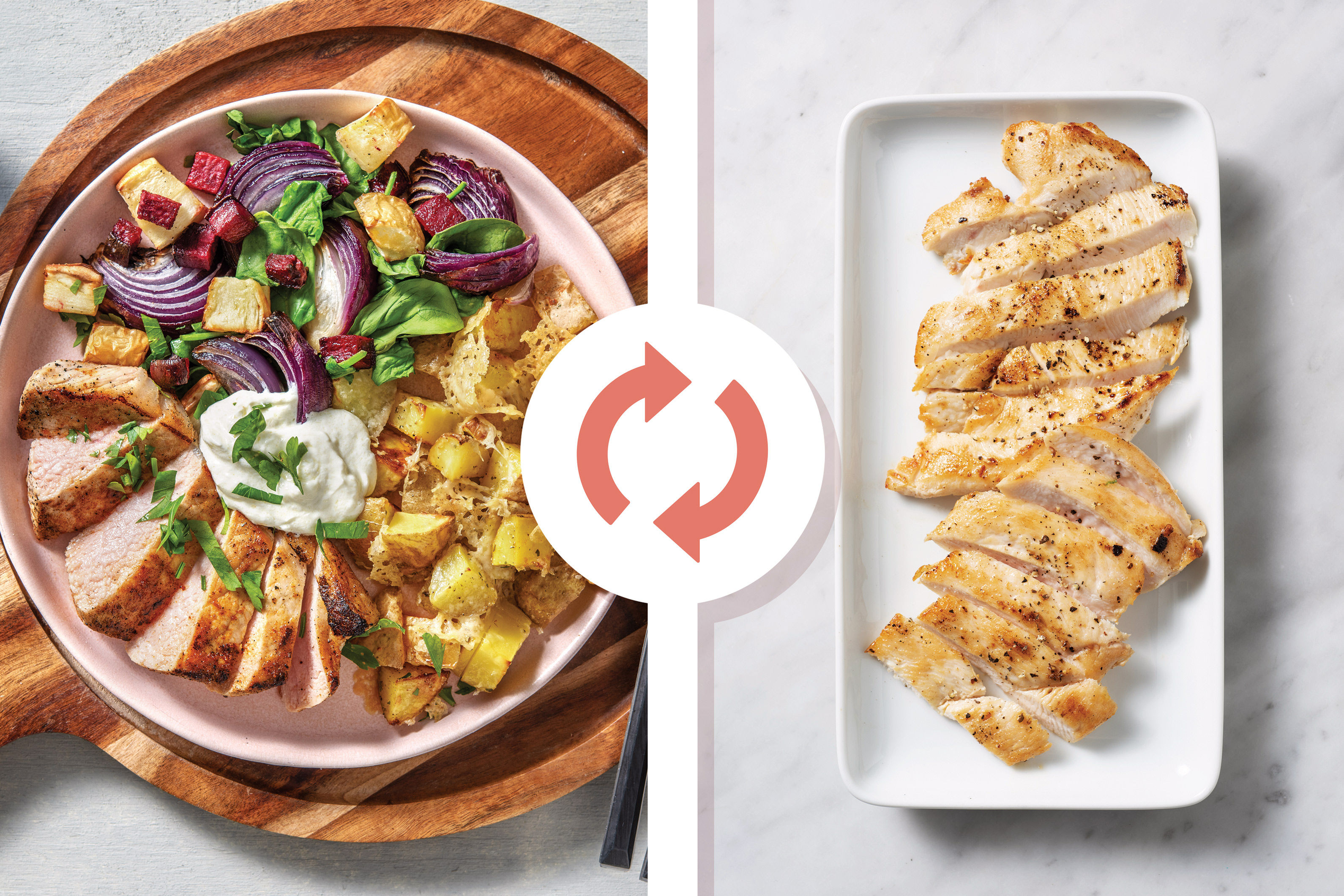 Seared Chicken & Cheesy Potatoes Recipe | HelloFresh