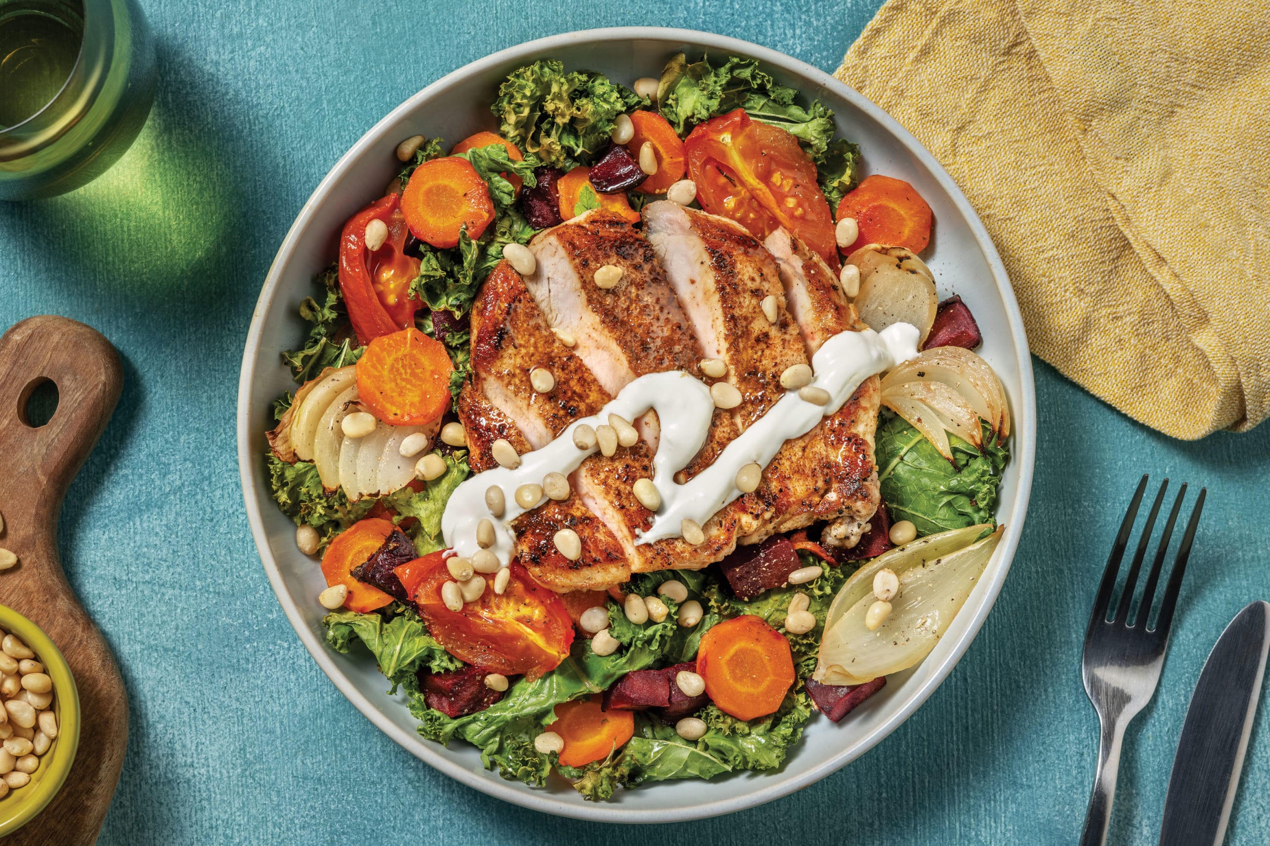 Aussie-Spiced Pork & Roast Veggie Toss Recipe | HelloFresh