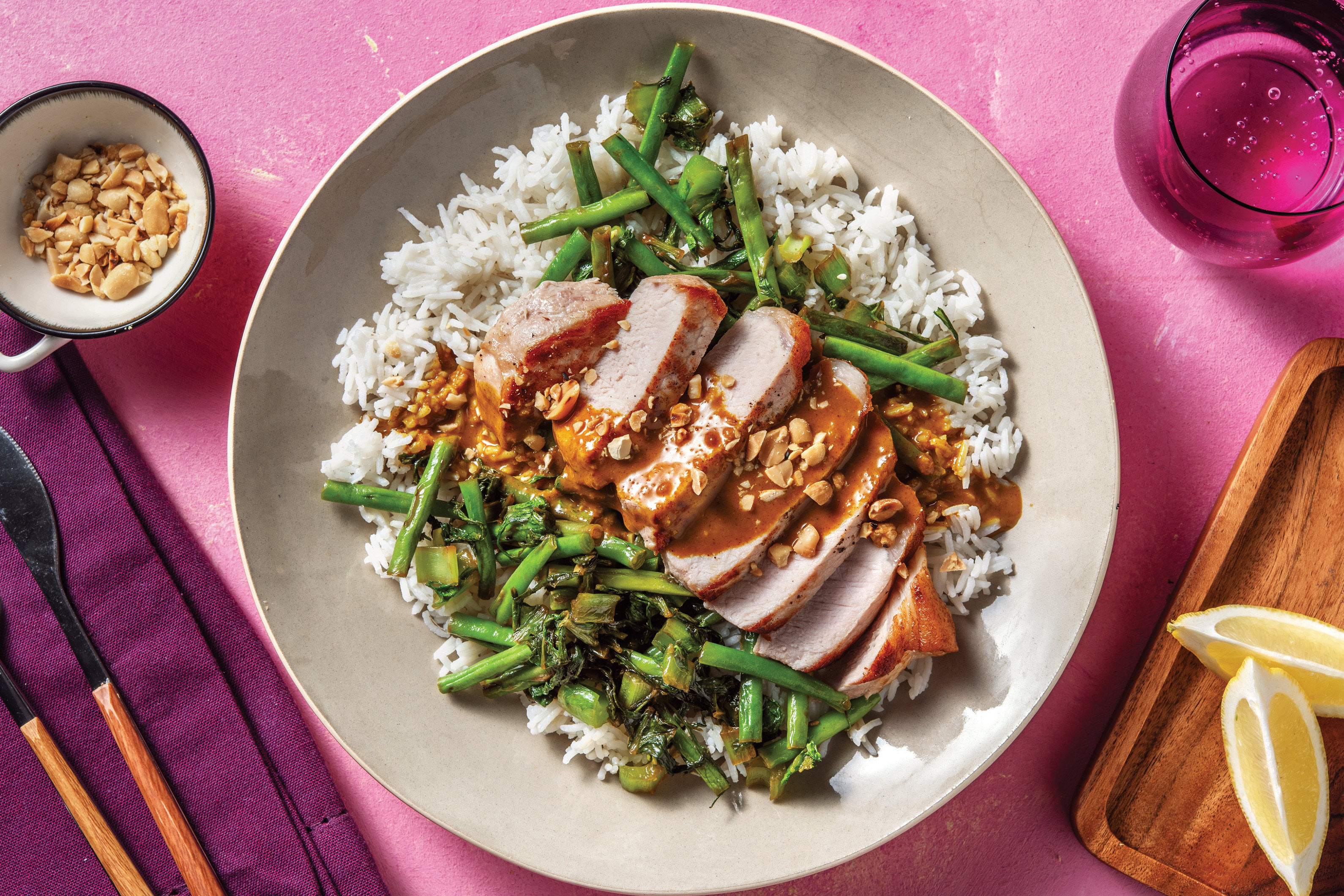 Seared Pork Steak & Creamy Coconut Laksa Recipe | HelloFresh