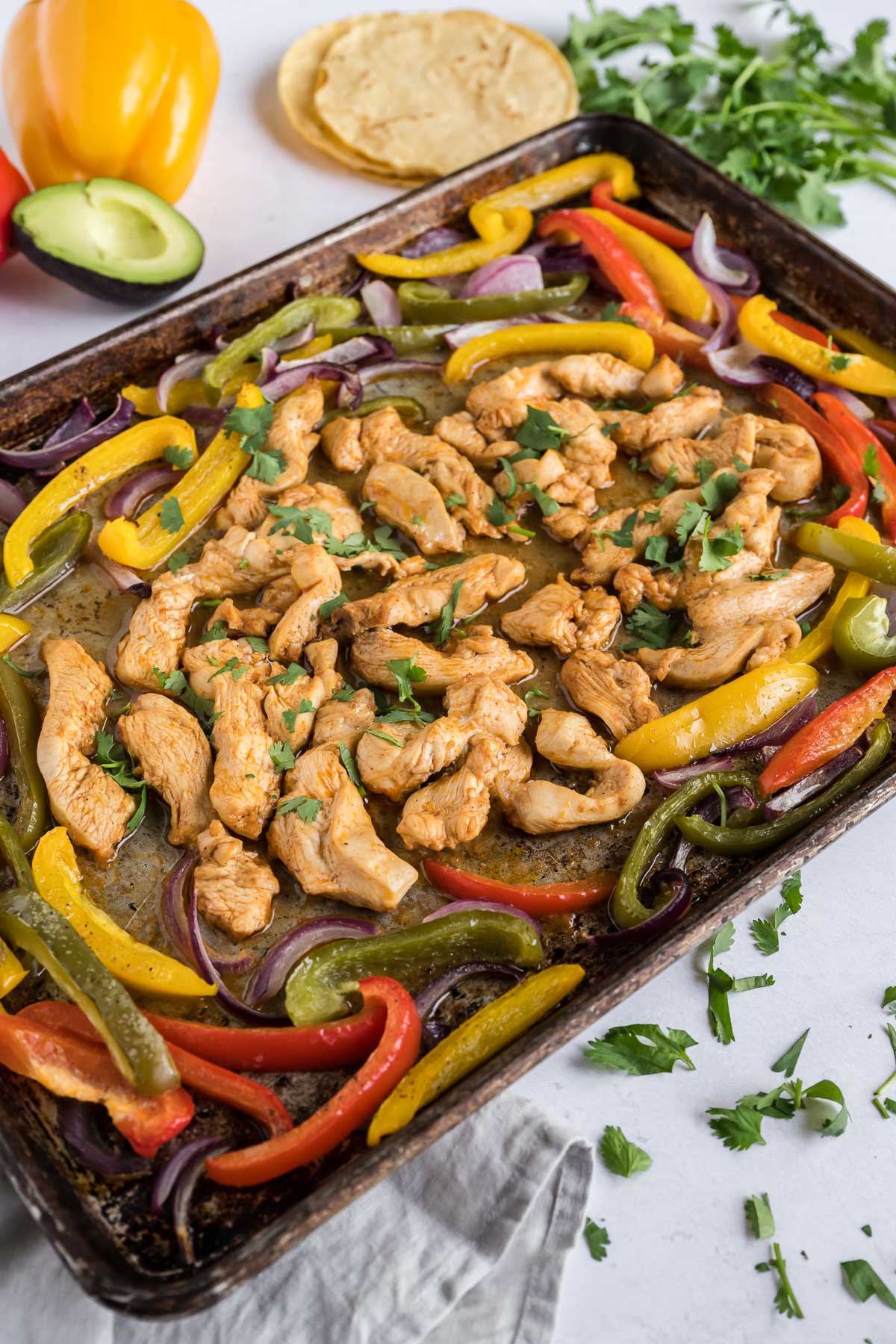 Easy Sheet Pan Chicken Fajitas Recipe | HelloFresh