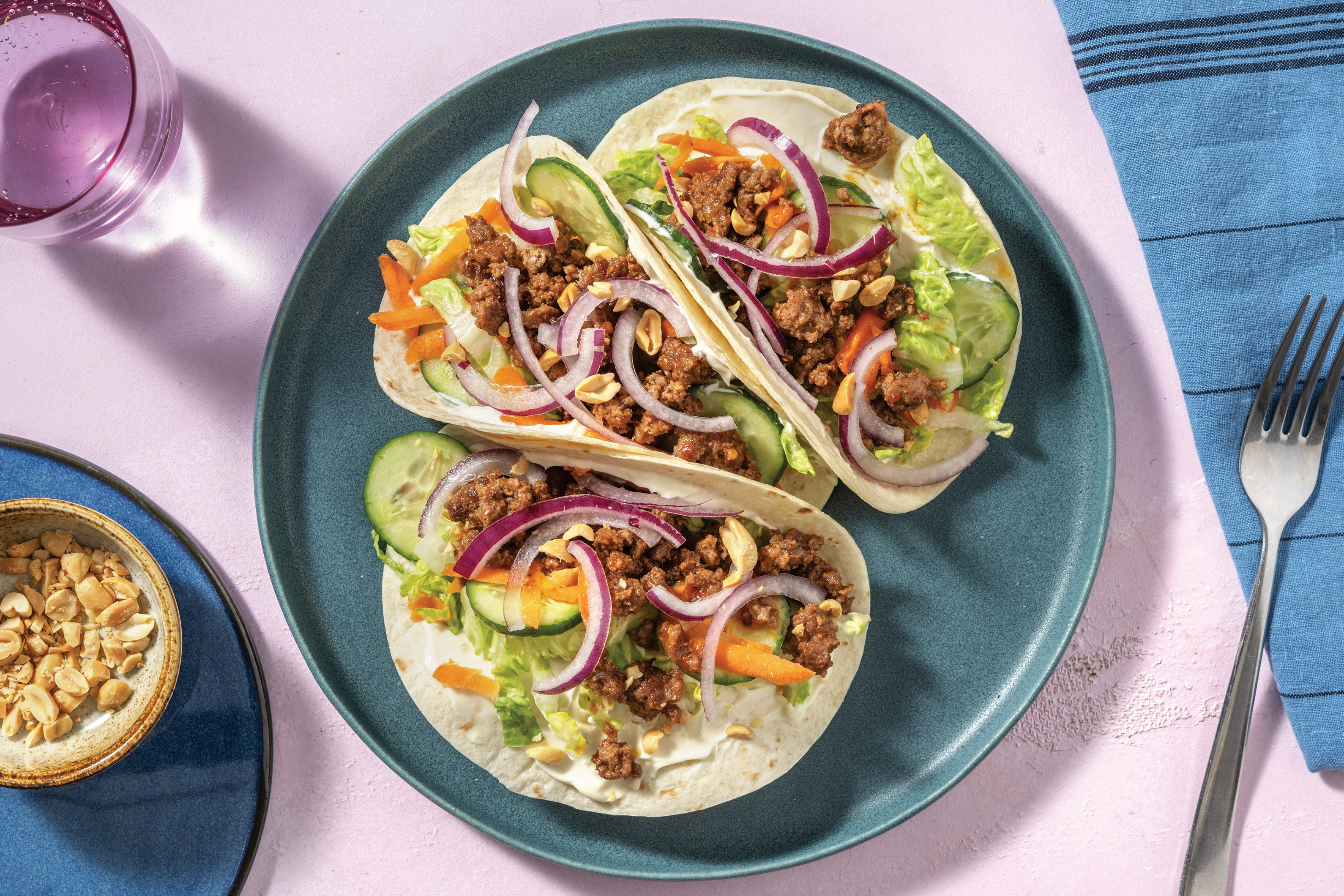 Quick Sichuan Garlic Beef Tacos Recipe | HelloFresh