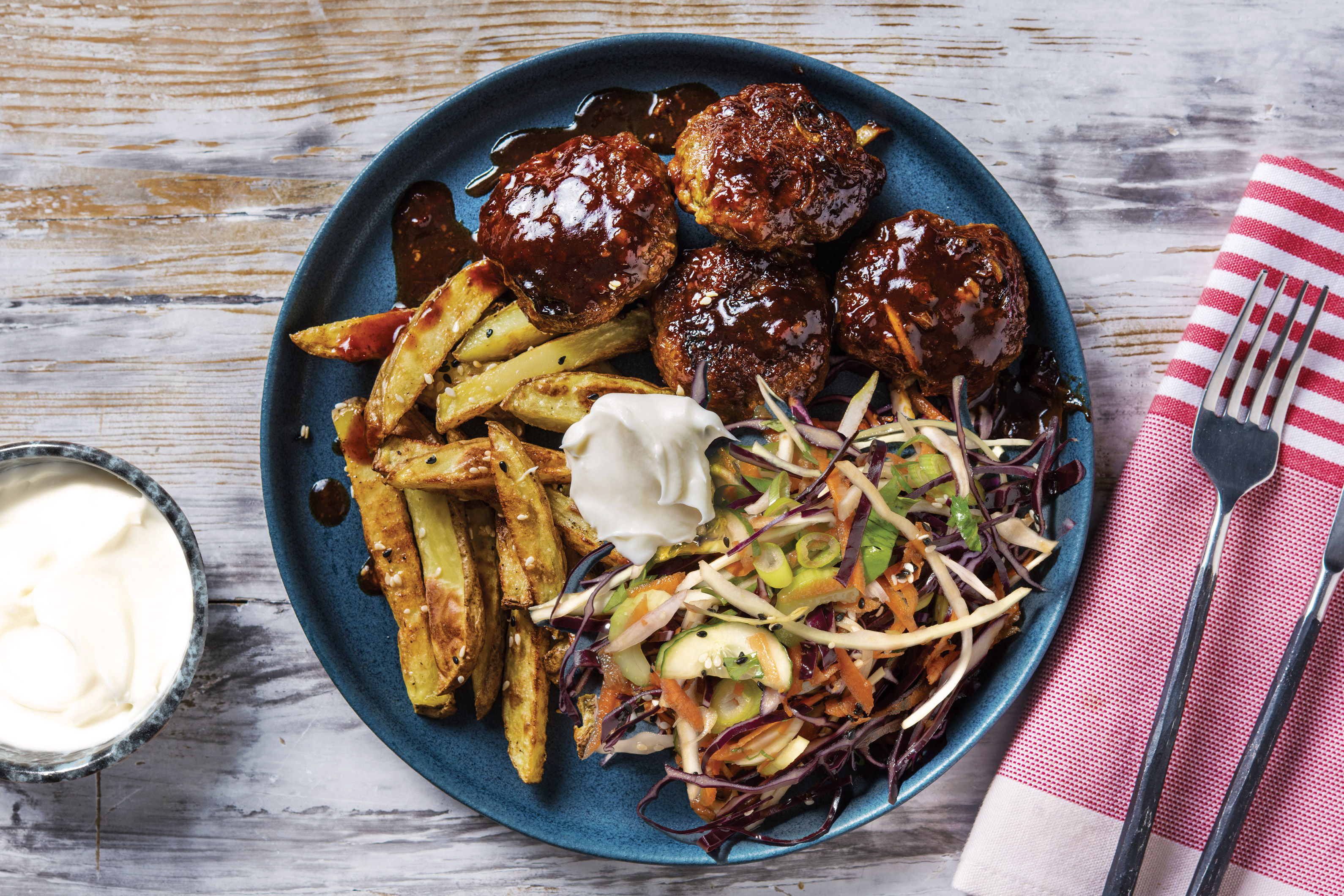 Sichuan-Glazed Pork Rissoles Recipe | HelloFresh