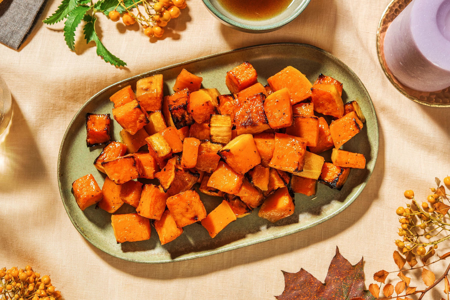 Courge Butternut rôtie à feu doux Recette | HelloFresh