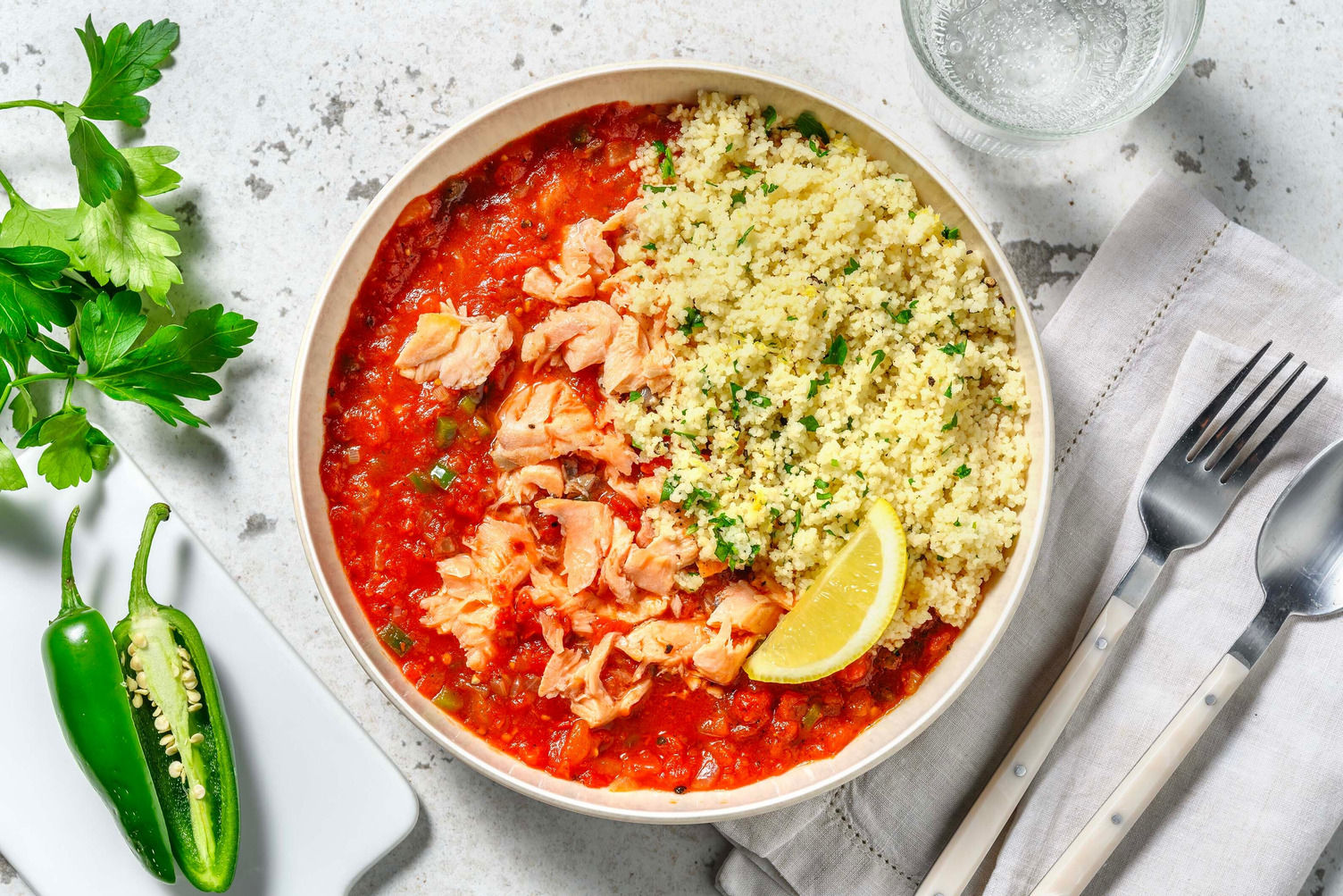 Smart Spicy Salmon and Poblano Stew Recipe | HelloFresh
