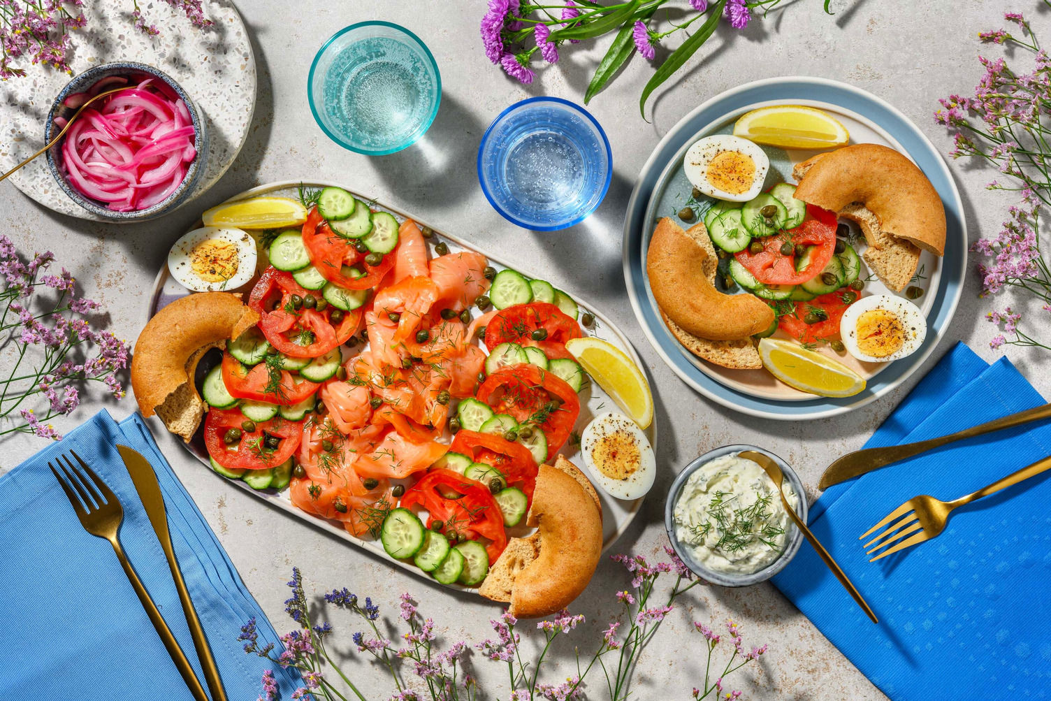 Smoked Salmon Brunch Board Recipe | HelloFresh