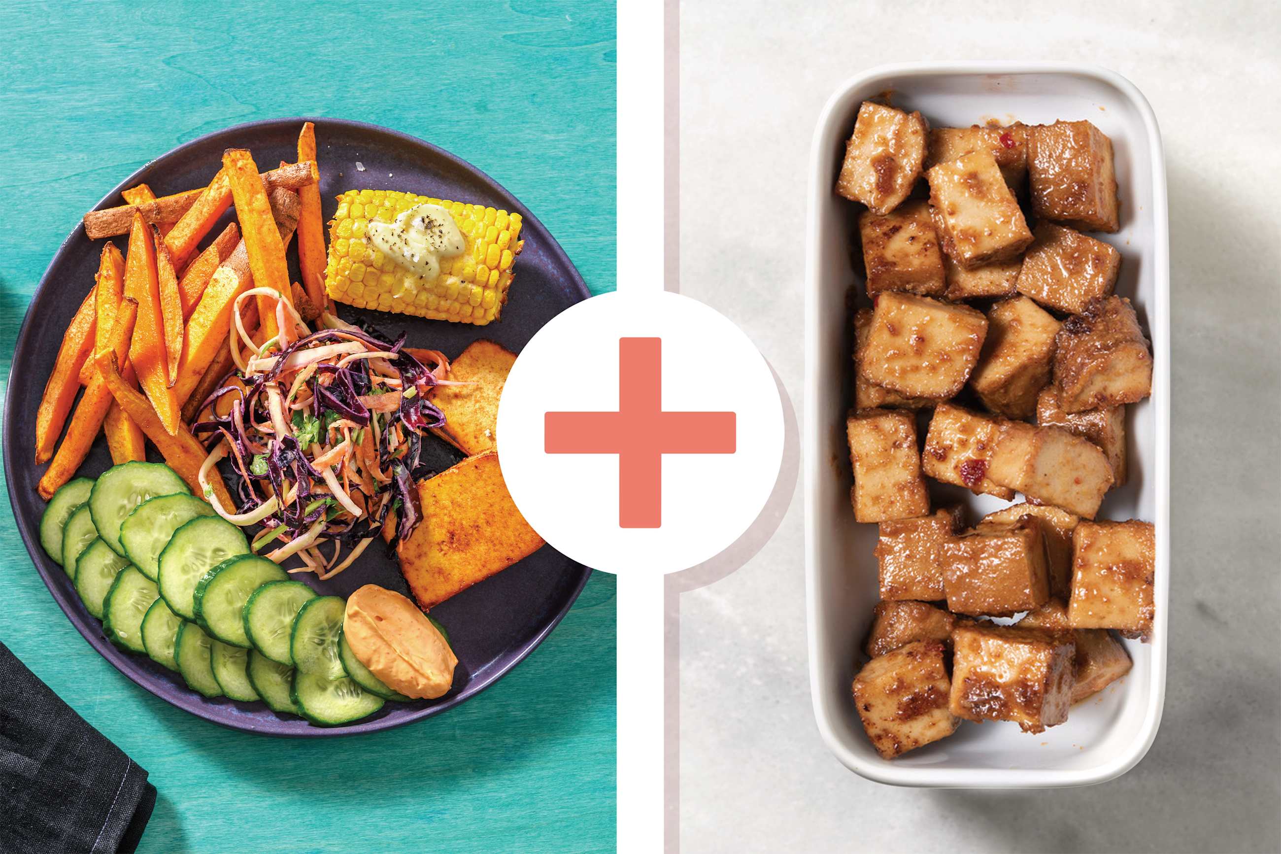 Smokey BBQ Double Tofu & Corn Recipe | HelloFresh
