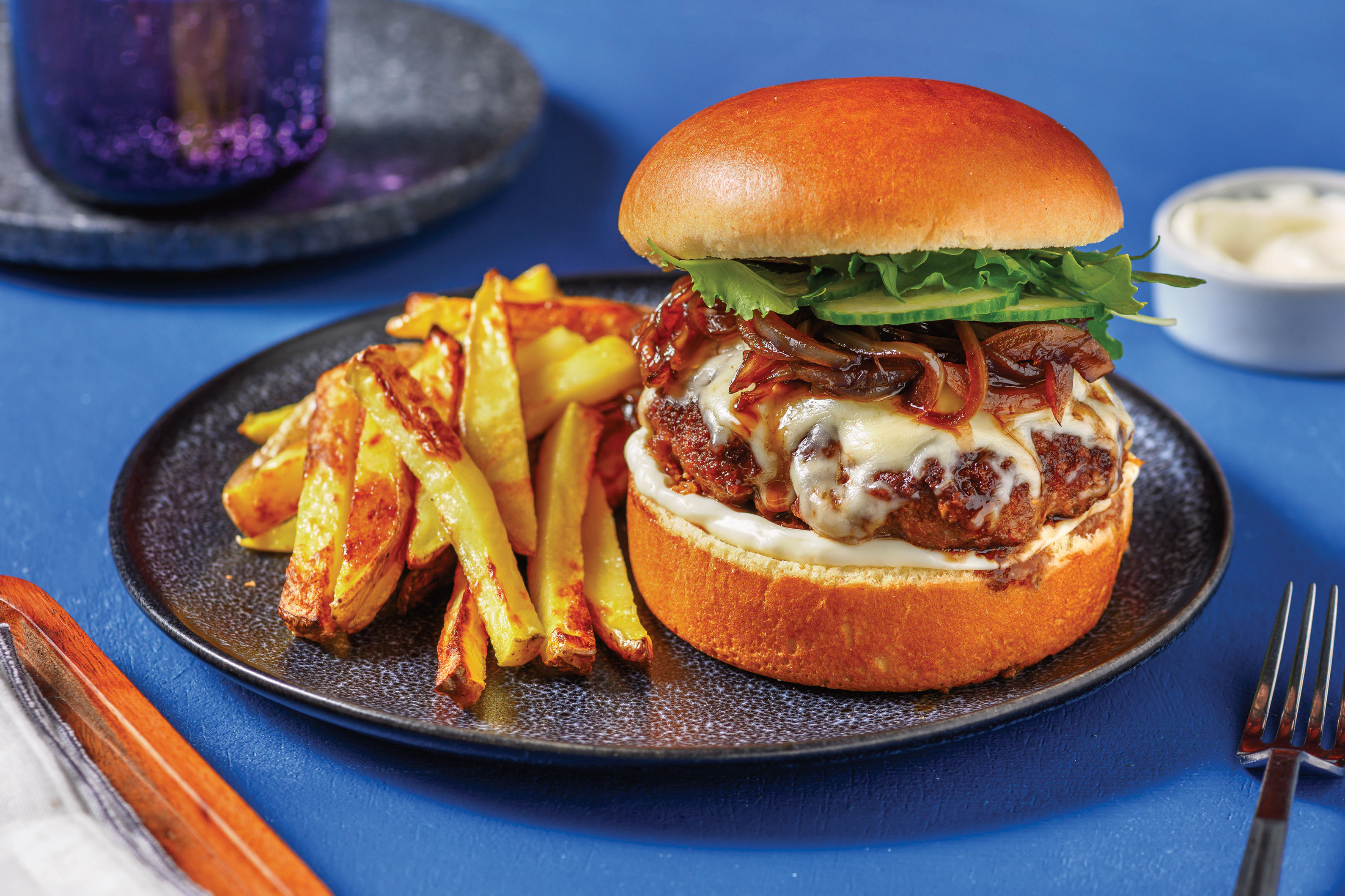 Tasty Beef & Pork Cheeseburger Recipe | HelloFresh