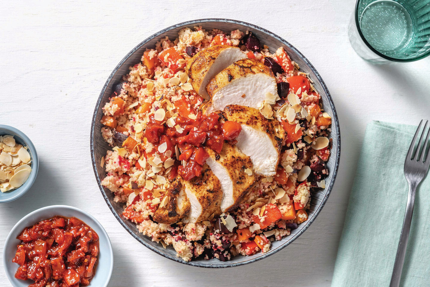 Smokey Chicken & Roast Veggie Couscous Recipe | HelloFresh