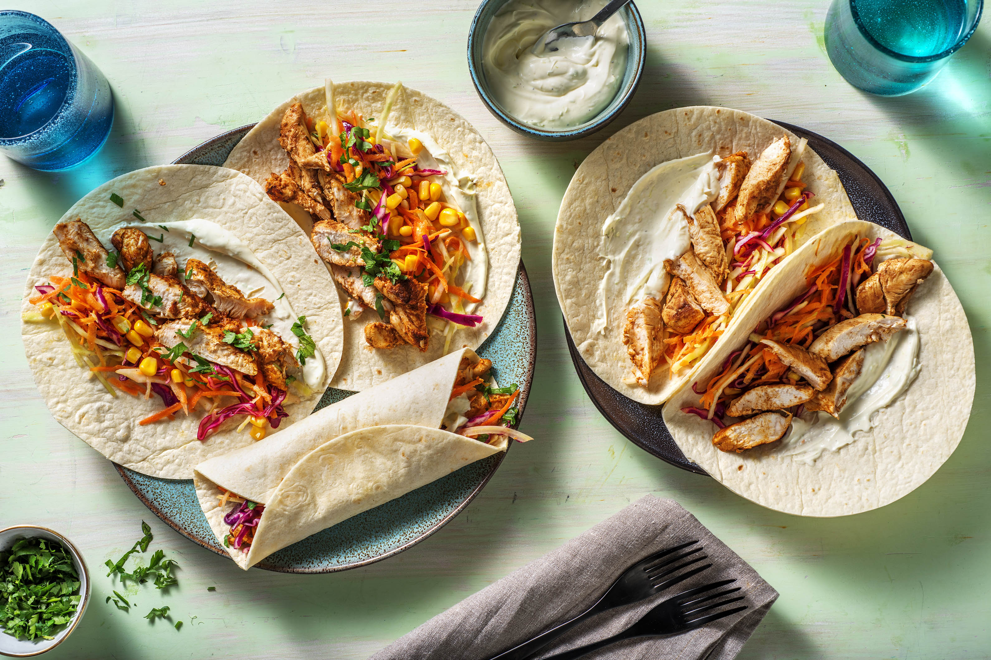 Southwestern Chicken Wraps Recipe | HelloFresh