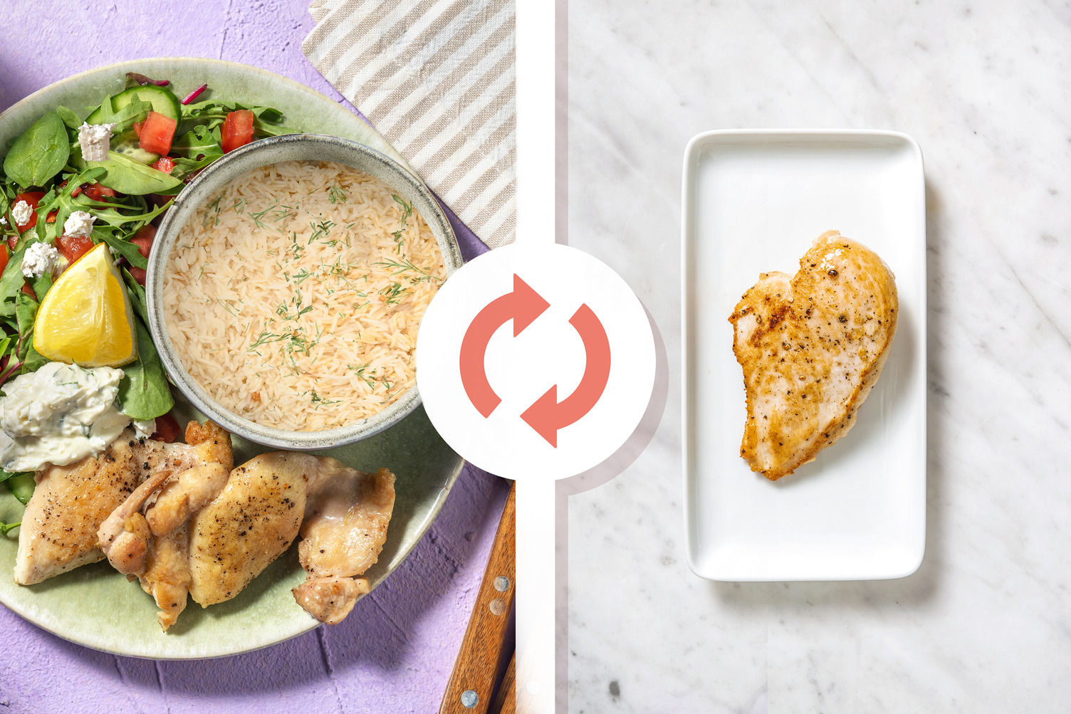 Chicken Breast Souvlaki Dinner Plate Recipe | HelloFresh
