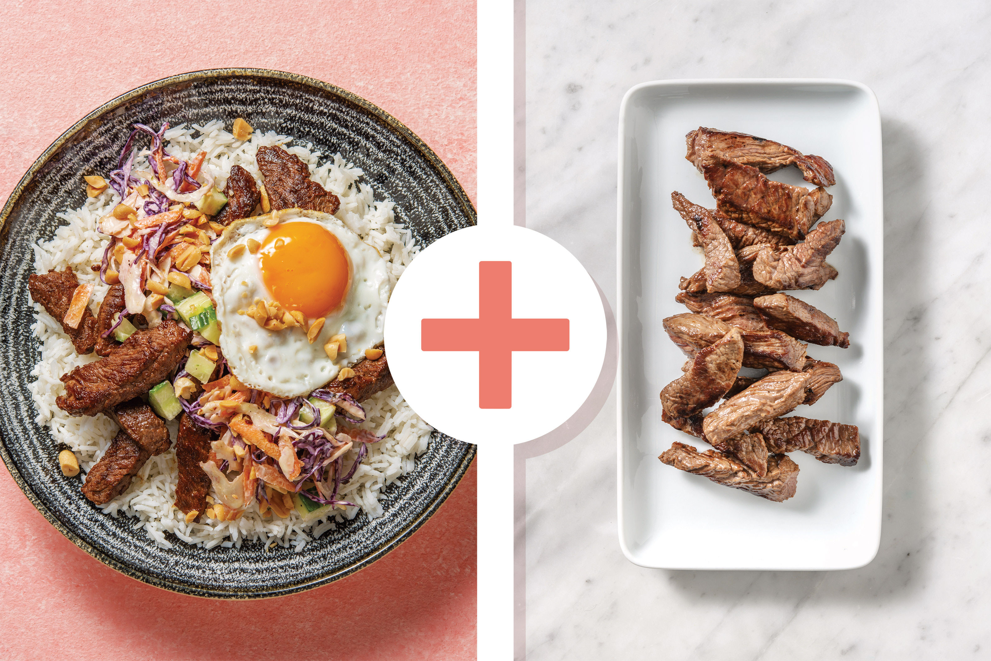 Soy-Ginger Double Beef & Garlic Rice Recipe | HelloFresh