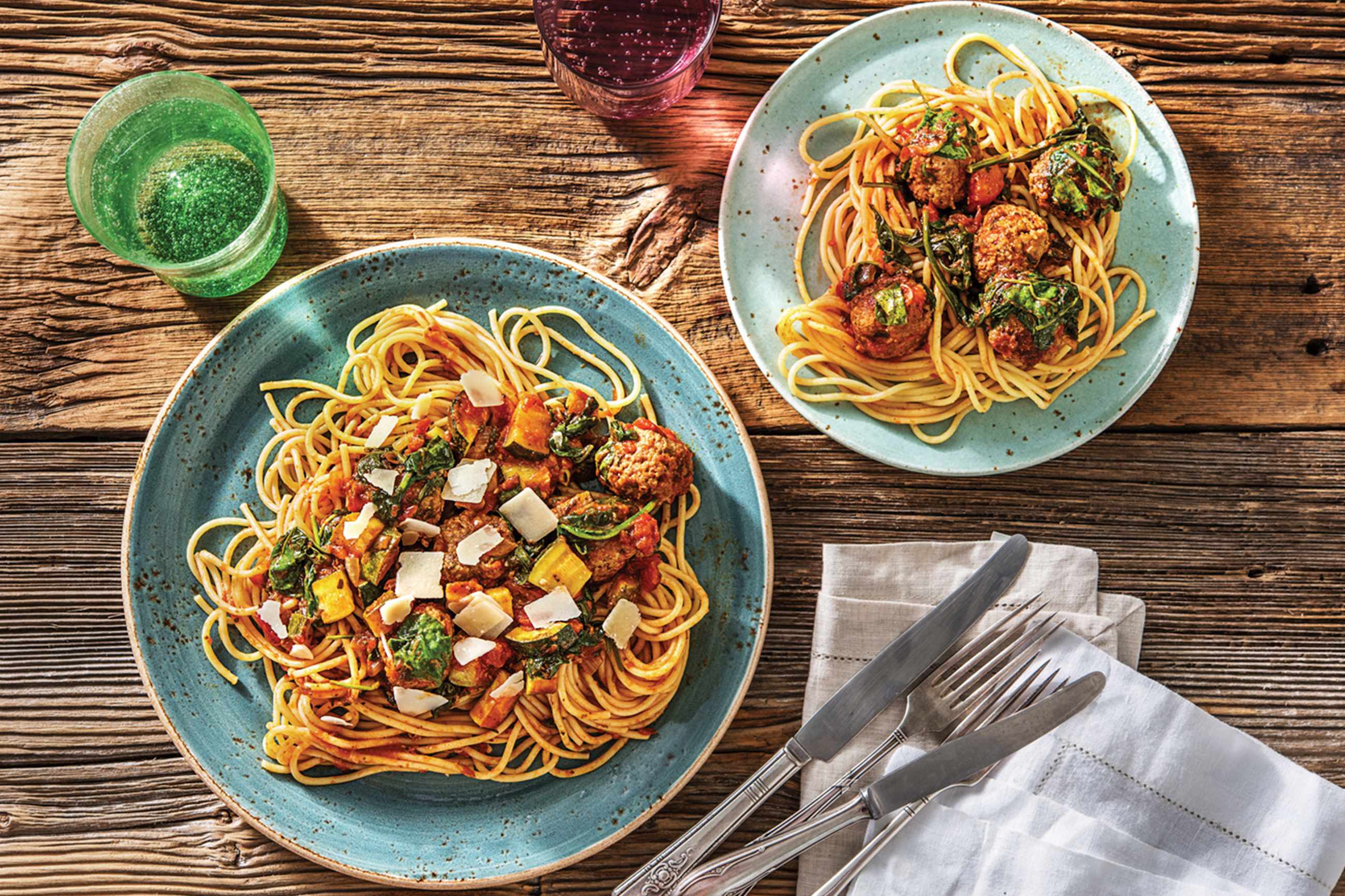 Spaghetti & Lamb Meatballs Recipe | HelloFresh