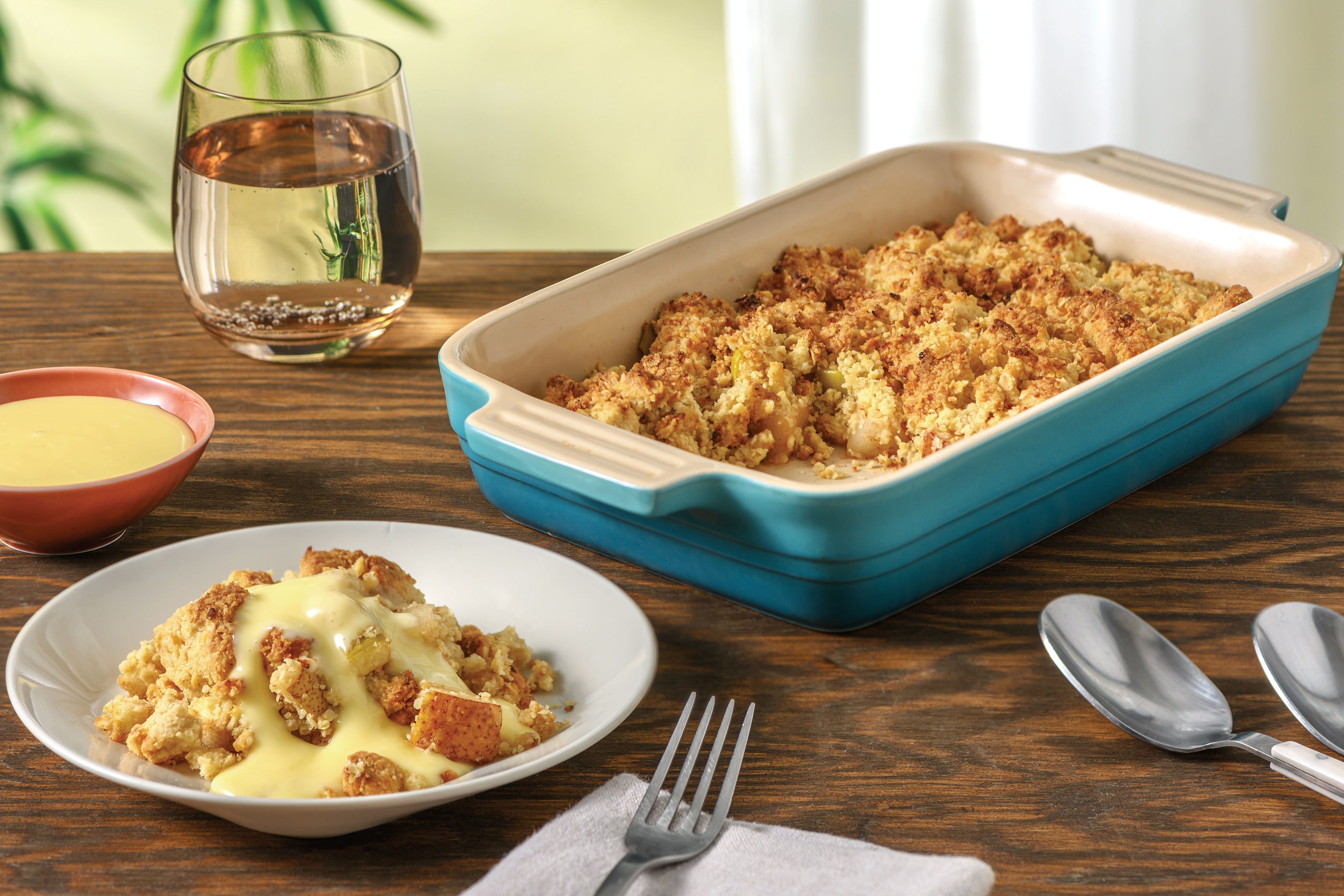 Spiced Apple & Pear Crumble Recipe | HelloFresh